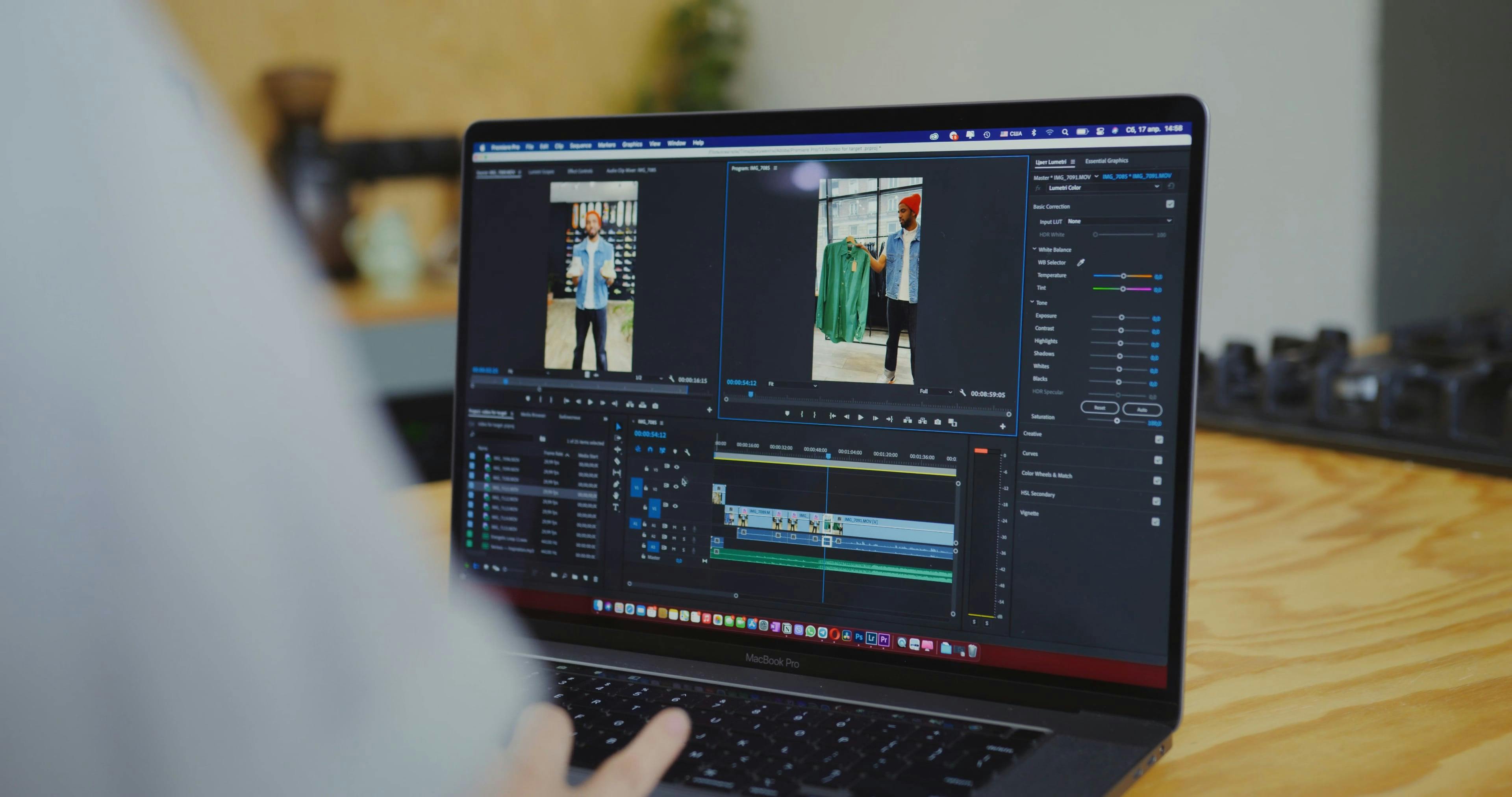 A Woman Editing Video Using Her Laptop · Free Stock Video