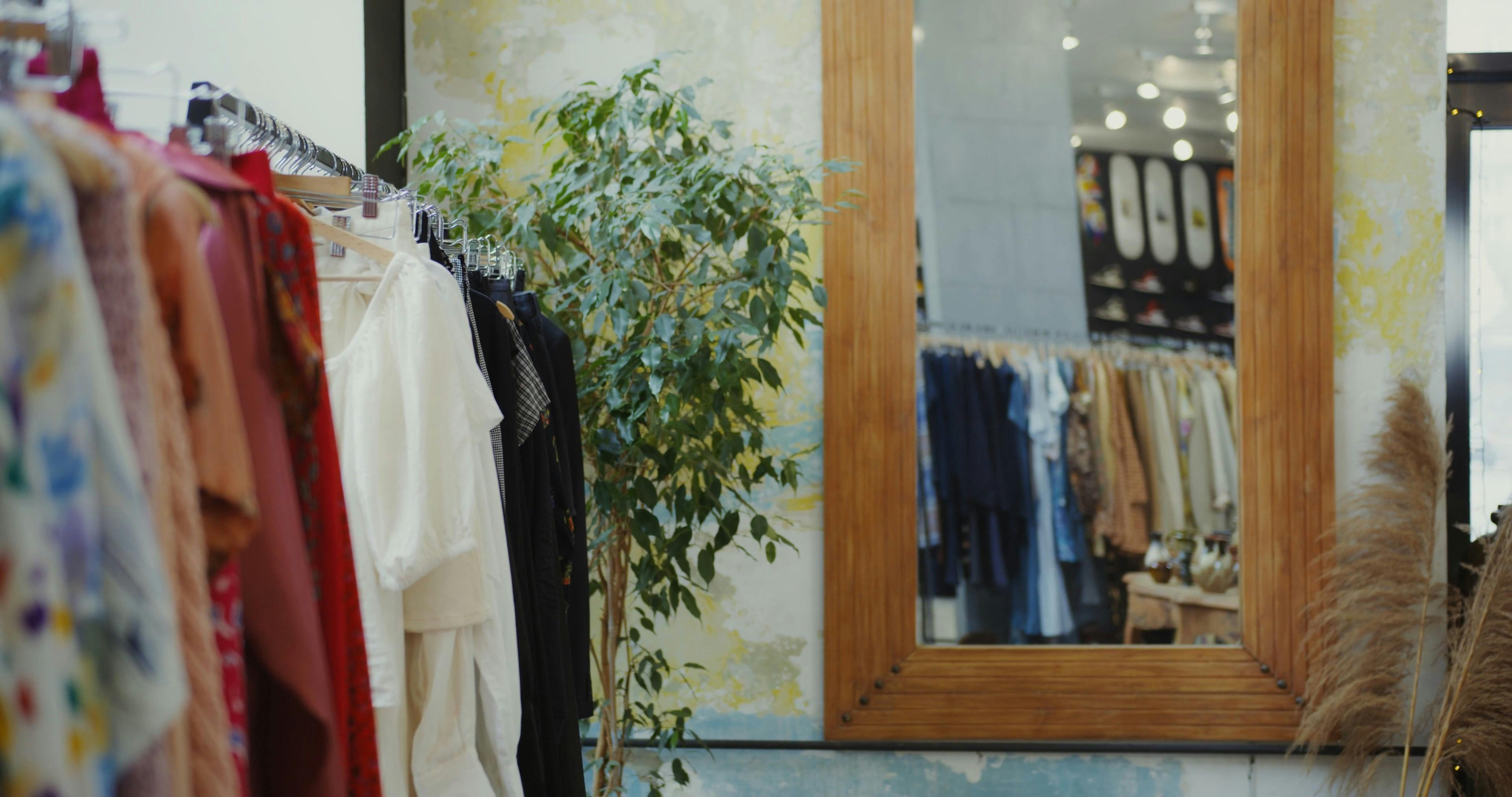 Inside of a Clothes Store Free Stock Video Footage, Royalty-Free 4K ...