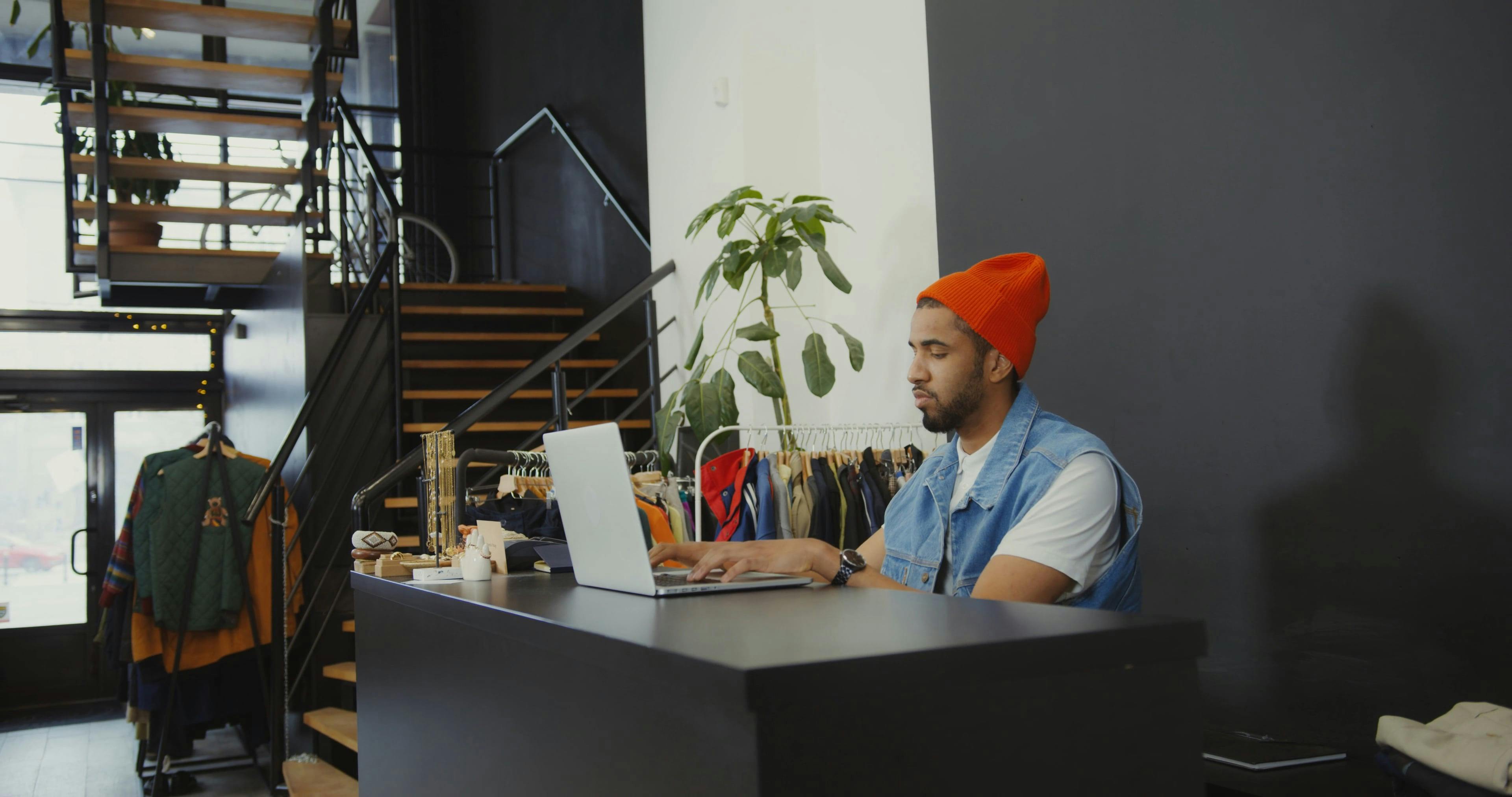 A Woman Touching Clothes at a Store Free Stock Video Footage, Royalty ...