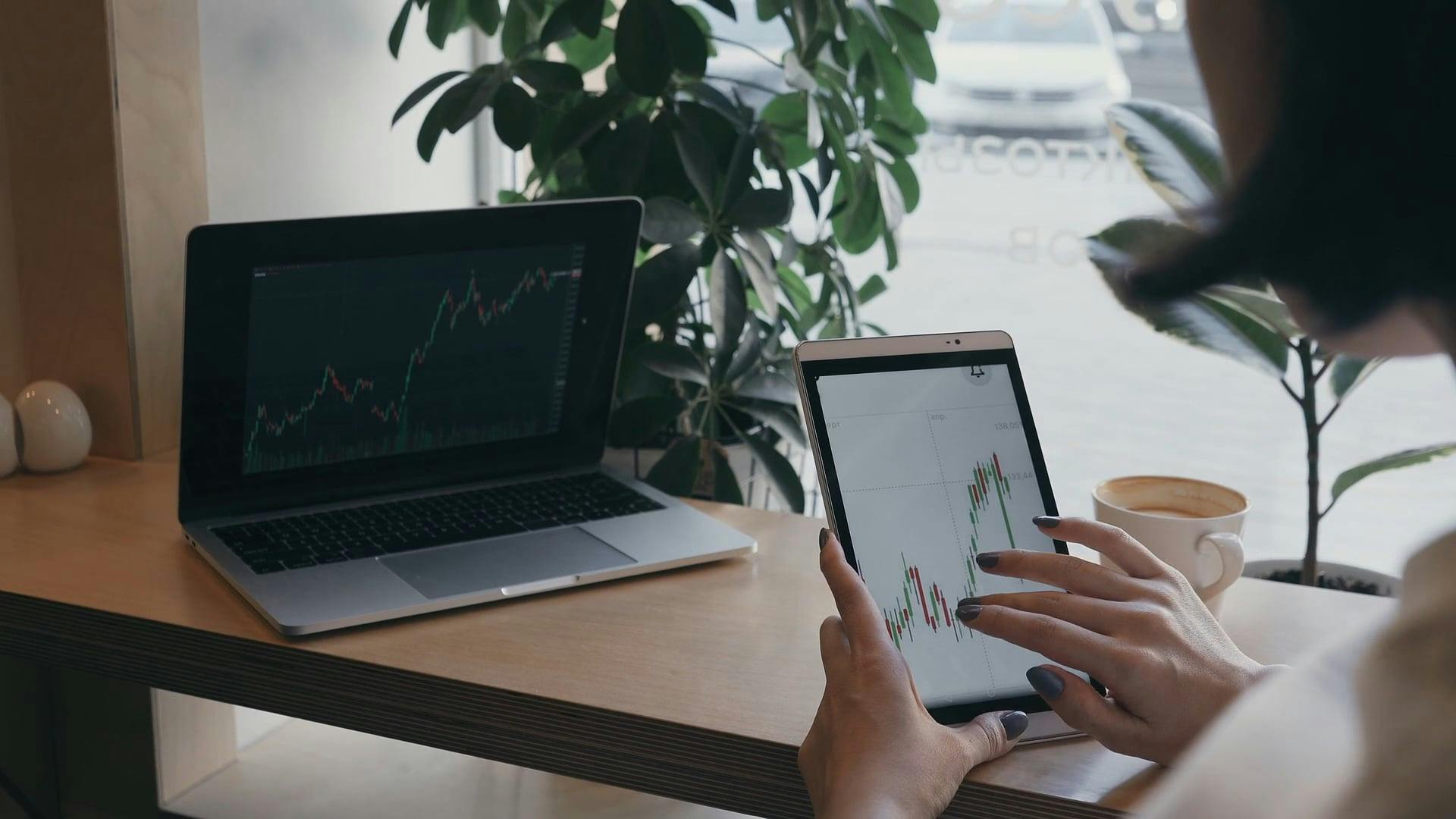 A Woman Using Digital Tablet Free Stock Video Footage, Royalty-Free 4K ...