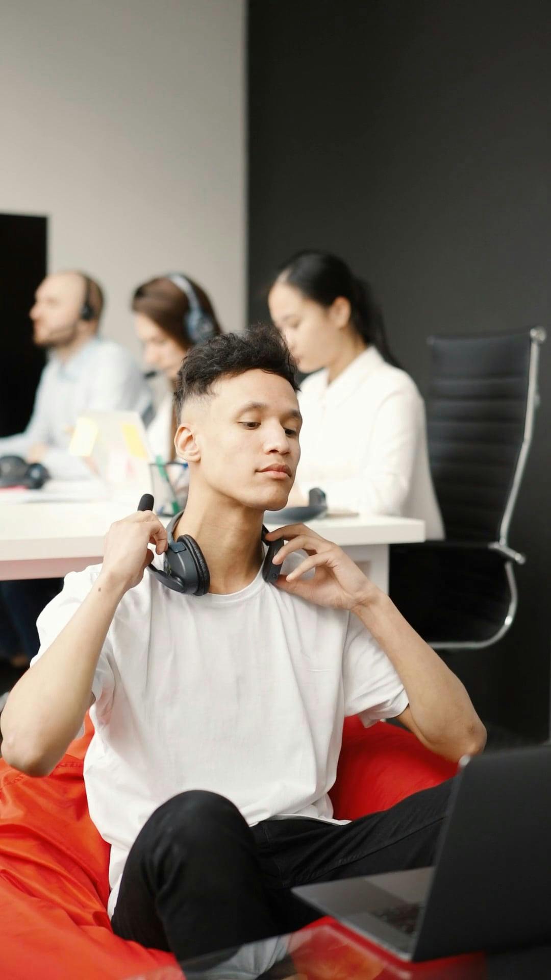 Call Center Agents Busy at Work · Free Stock Video