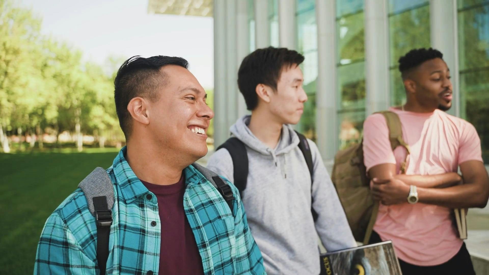 Students Having Fun on Campus · Free Stock Video