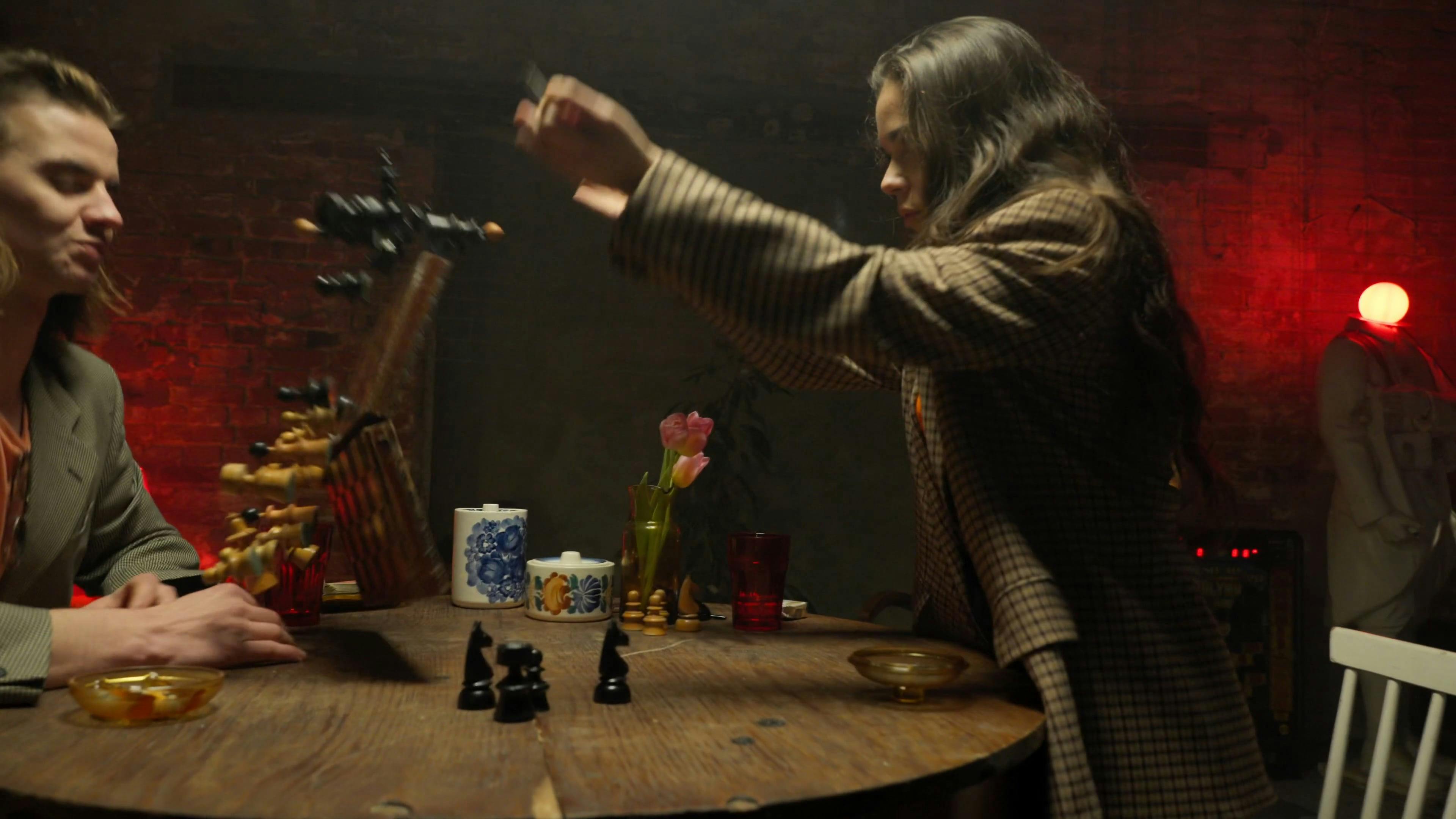 A Woman Flipping a Chess Board Free Stock Video Footage, Royalty-Free ...