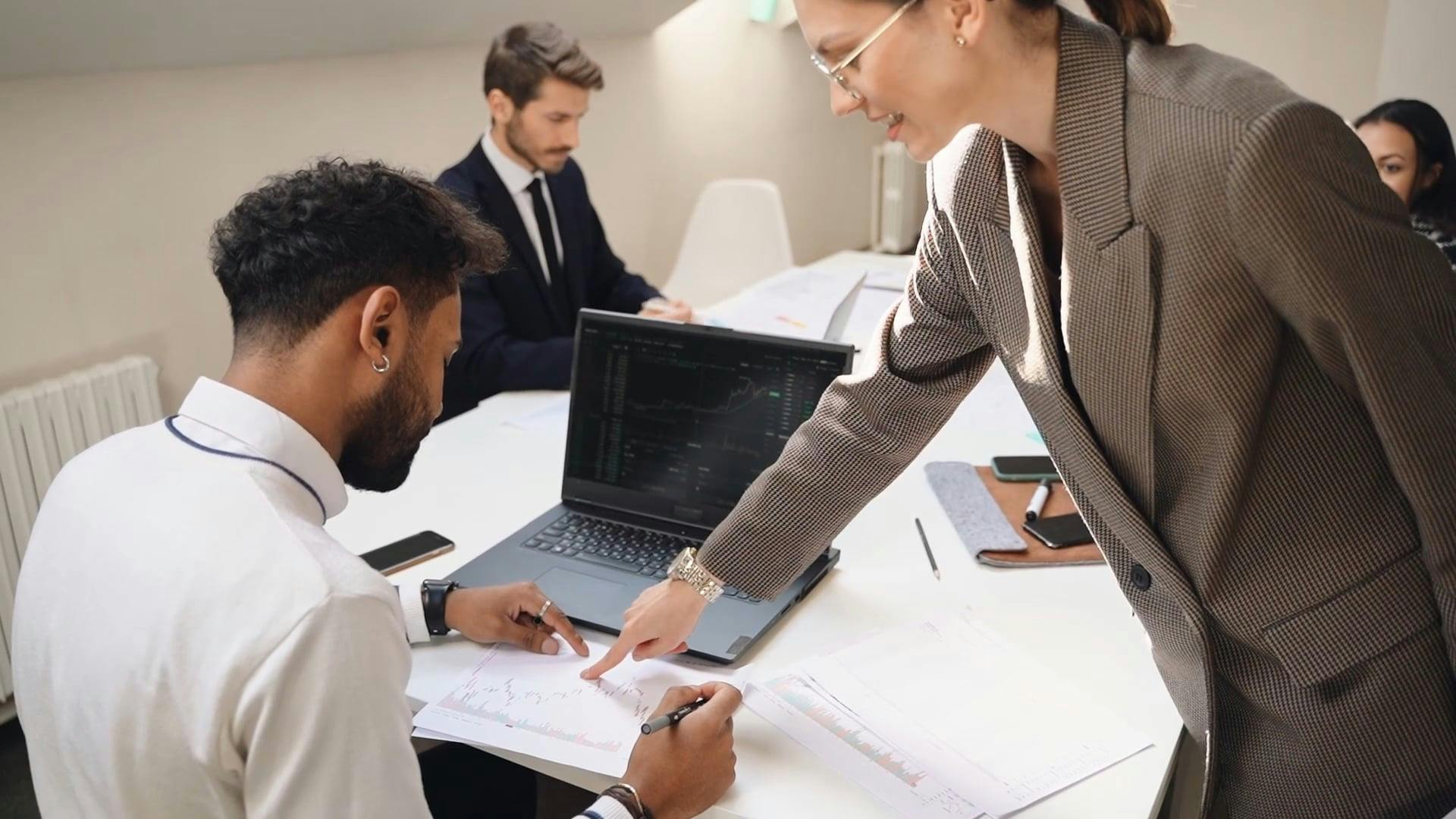 A Group of People Working Free Stock Video Footage, Royalty-Free 4K ...