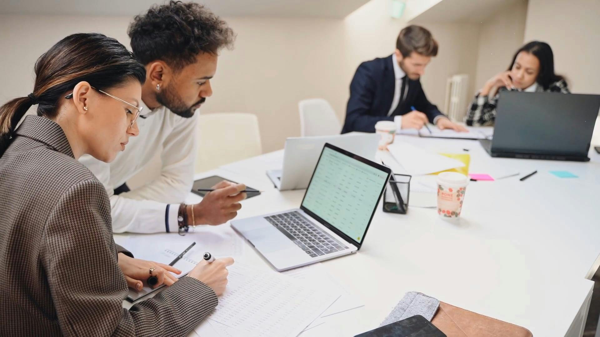 A Group of People Working · Free Stock Video