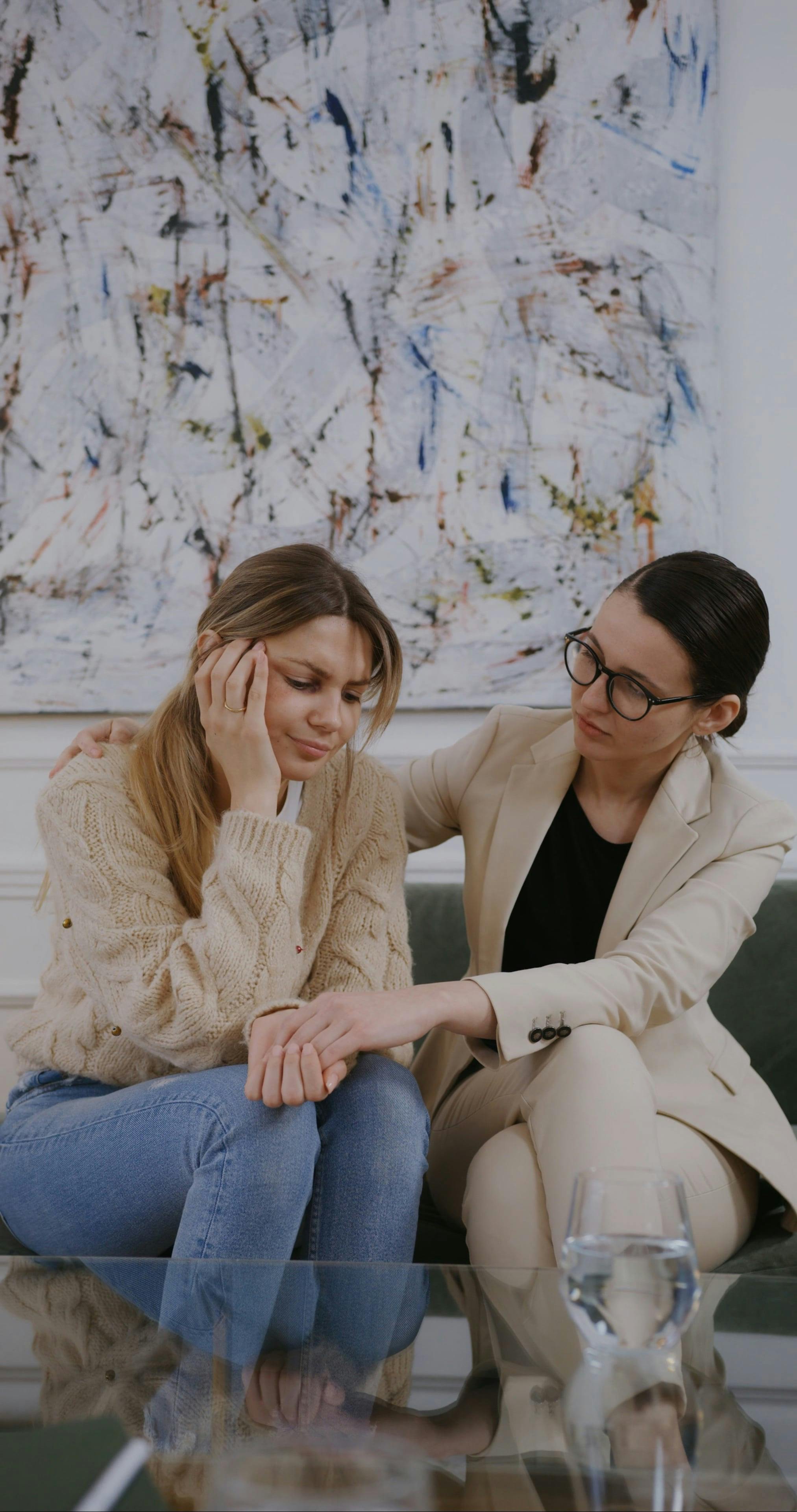 Woman Comforting Another Woman Free Stock Video Footage, Royalty-Free ...