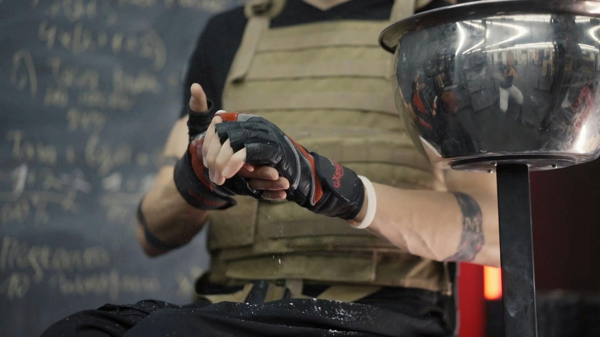 Man Applying Powder on Hands · Free Stock Video