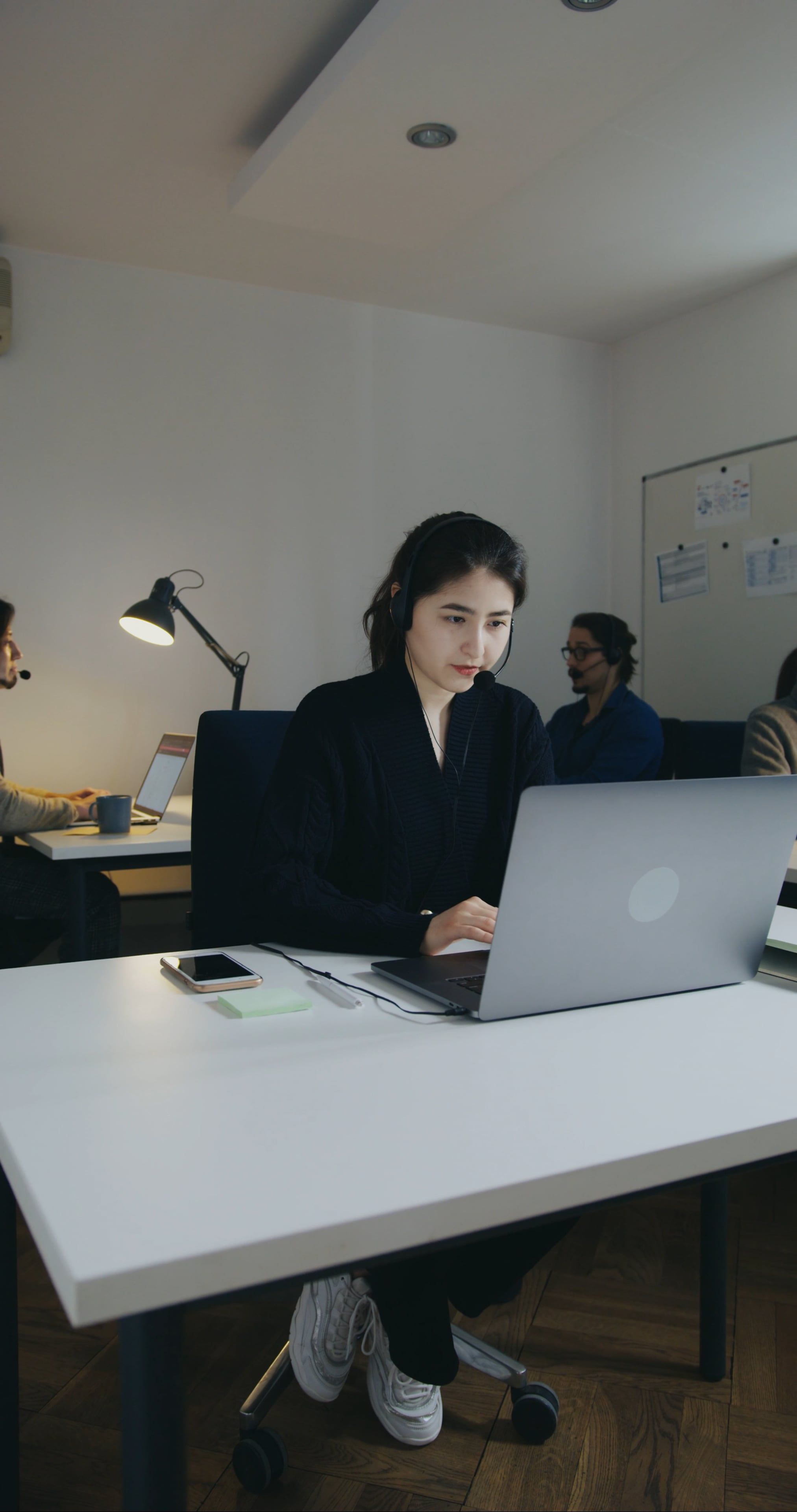 People Working in a Call Center · Free Stock Video