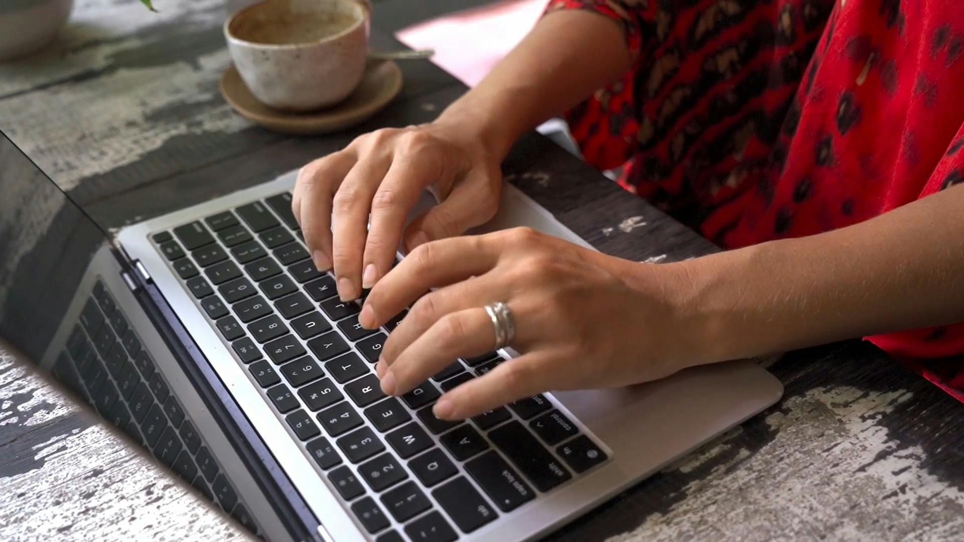 Person Typing on a Laptop Free Stock Video Footage, Royalty-Free 4K ...