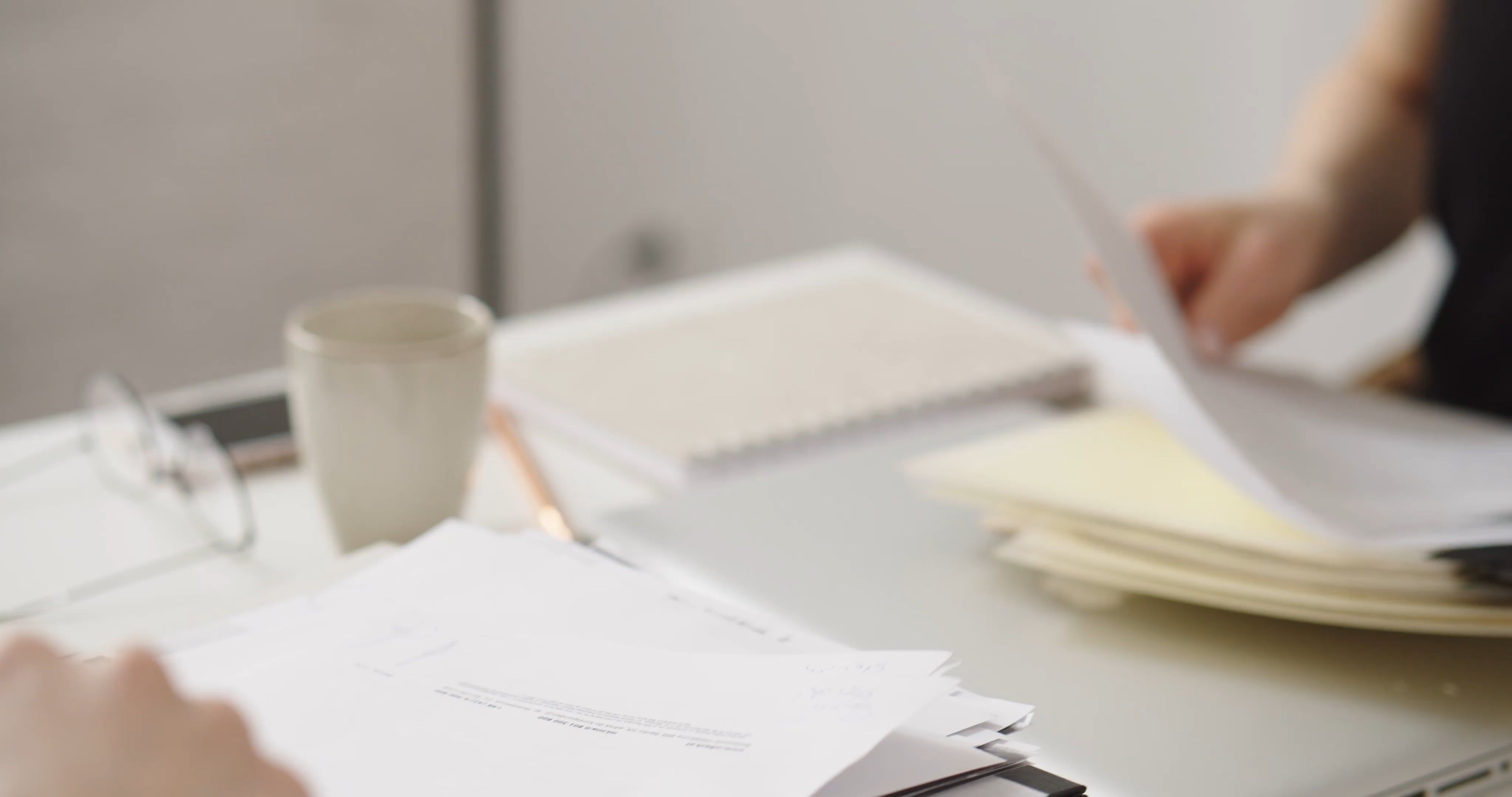 People Organizing Paperwork · Free Stock Video