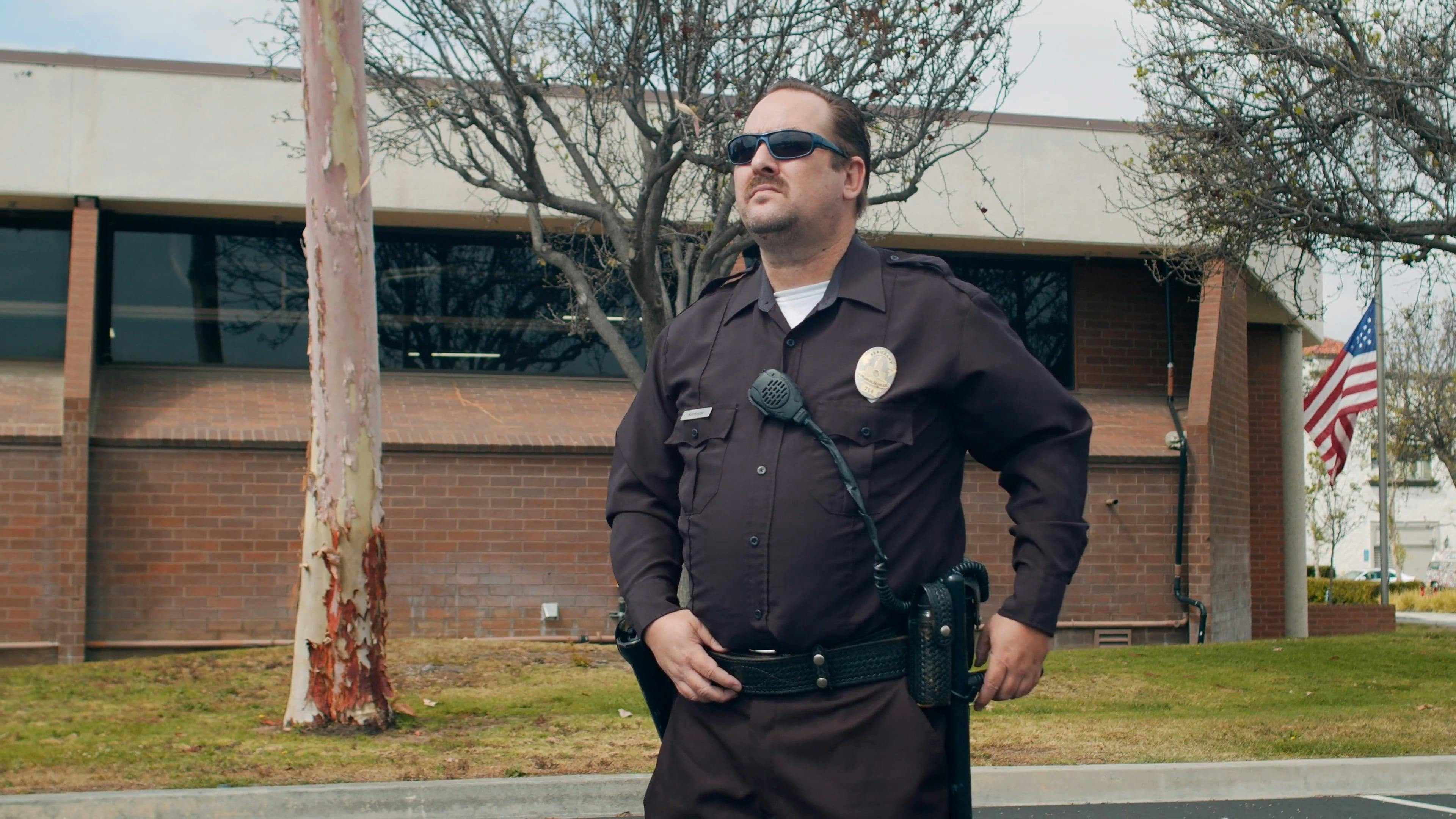 Police Officers In Line To Keep Order In The Protest Free Stock Video ...