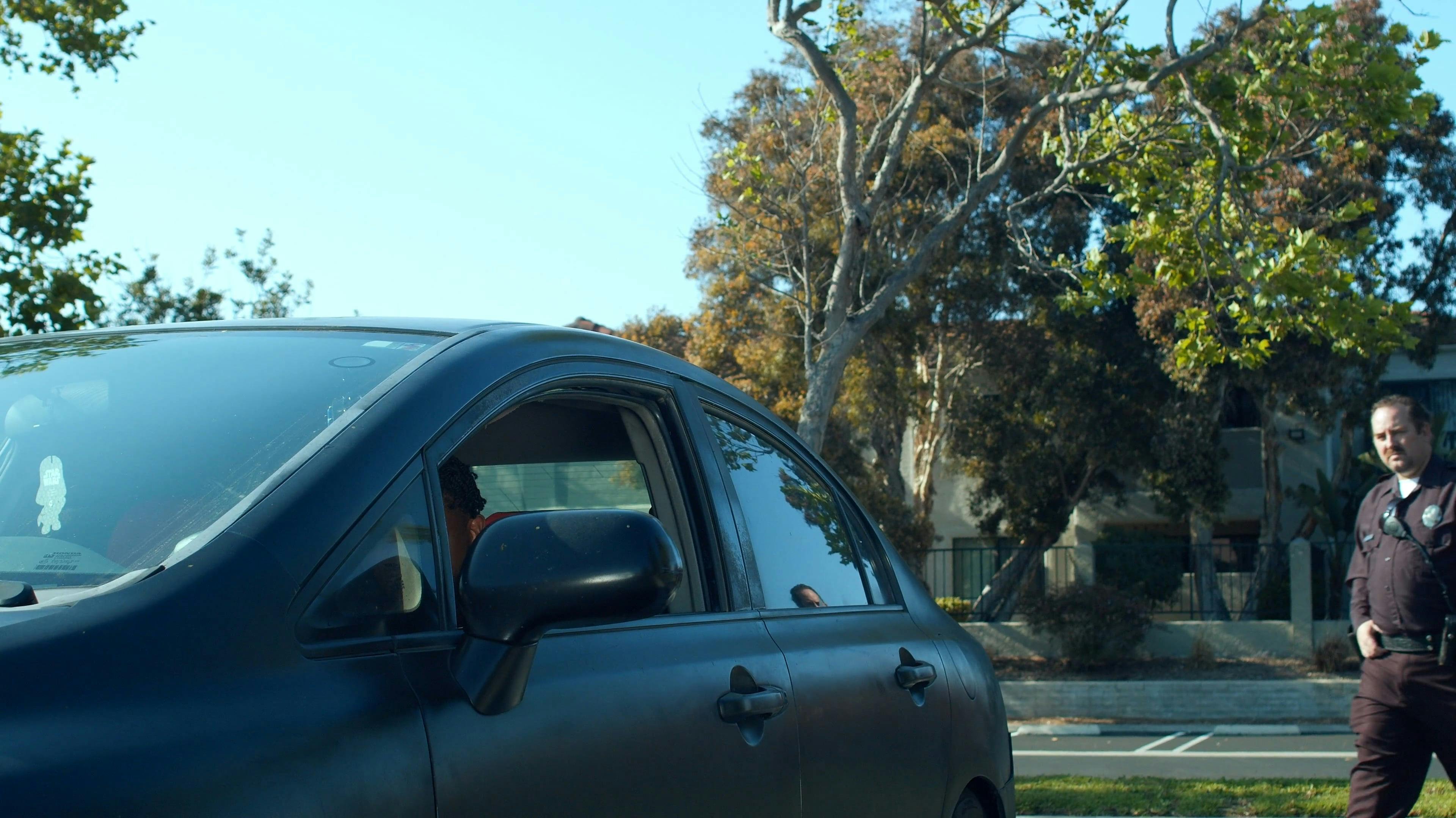 Police Officers Inspecting a Man Outside the Car Free Stock Video ...