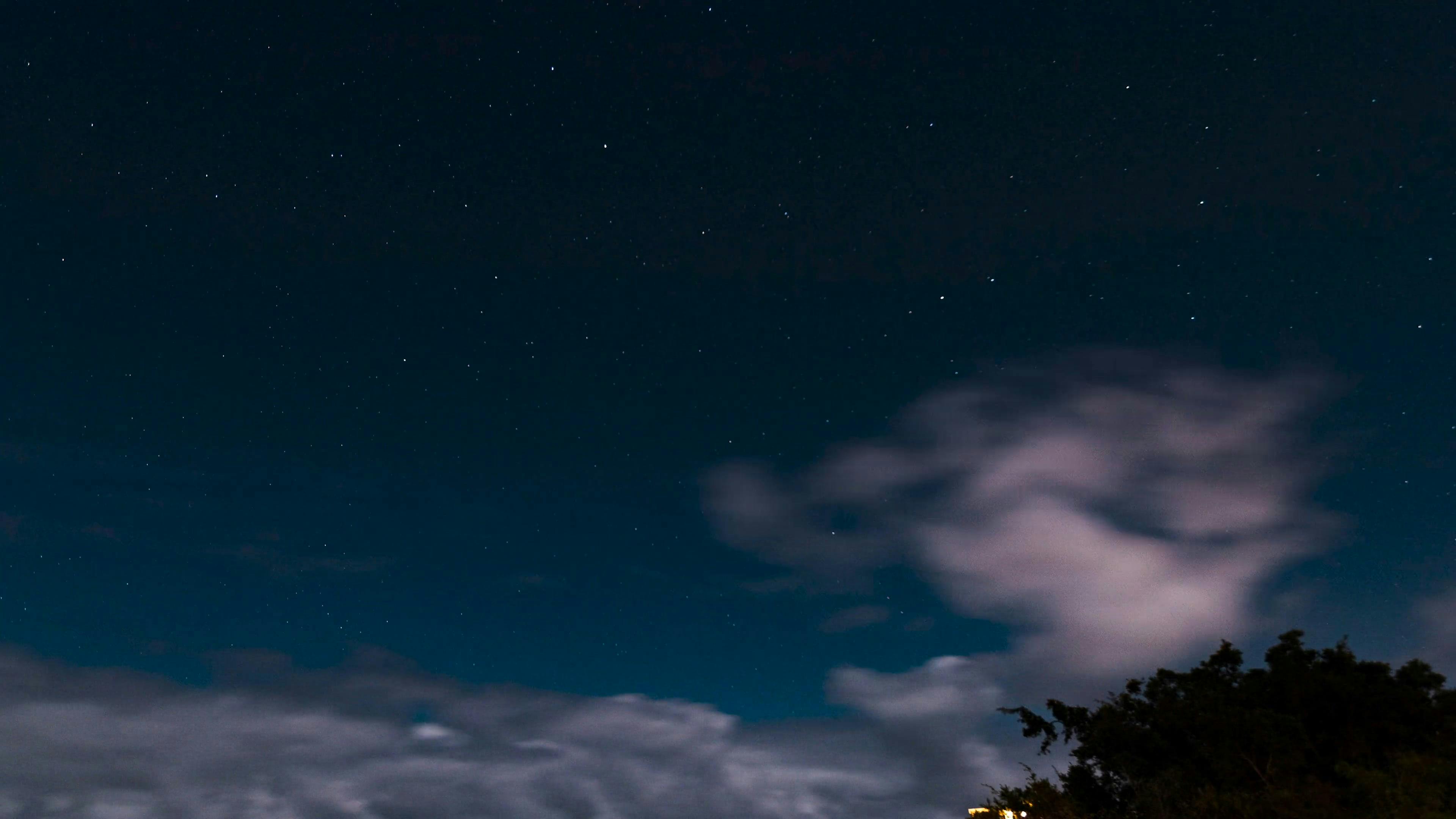 Time Lapse Of Night Sky · Free Stock Video