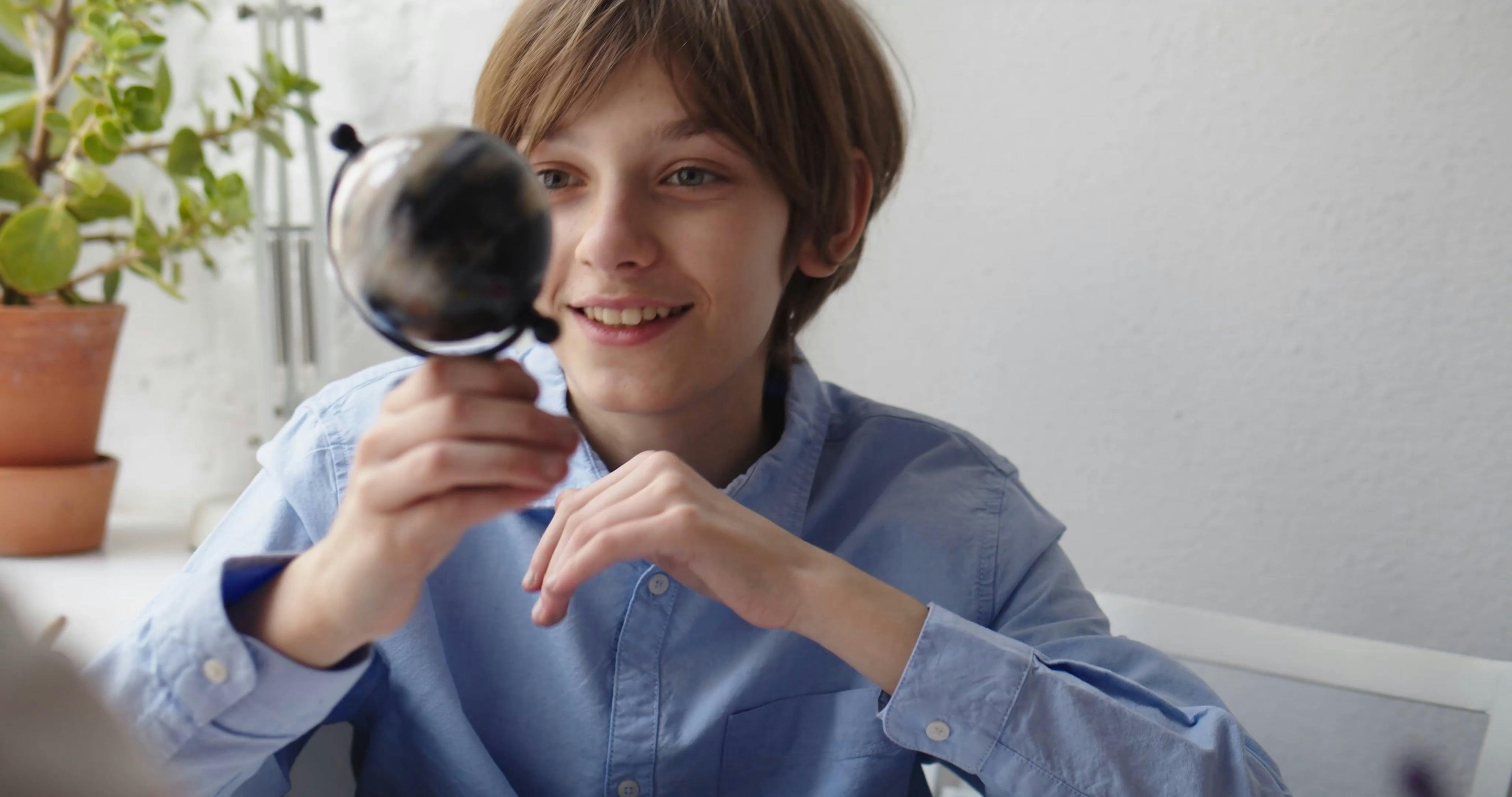 A Boy Spinning the Globe Free Stock Video Footage, Royalty-Free 4K & HD ...