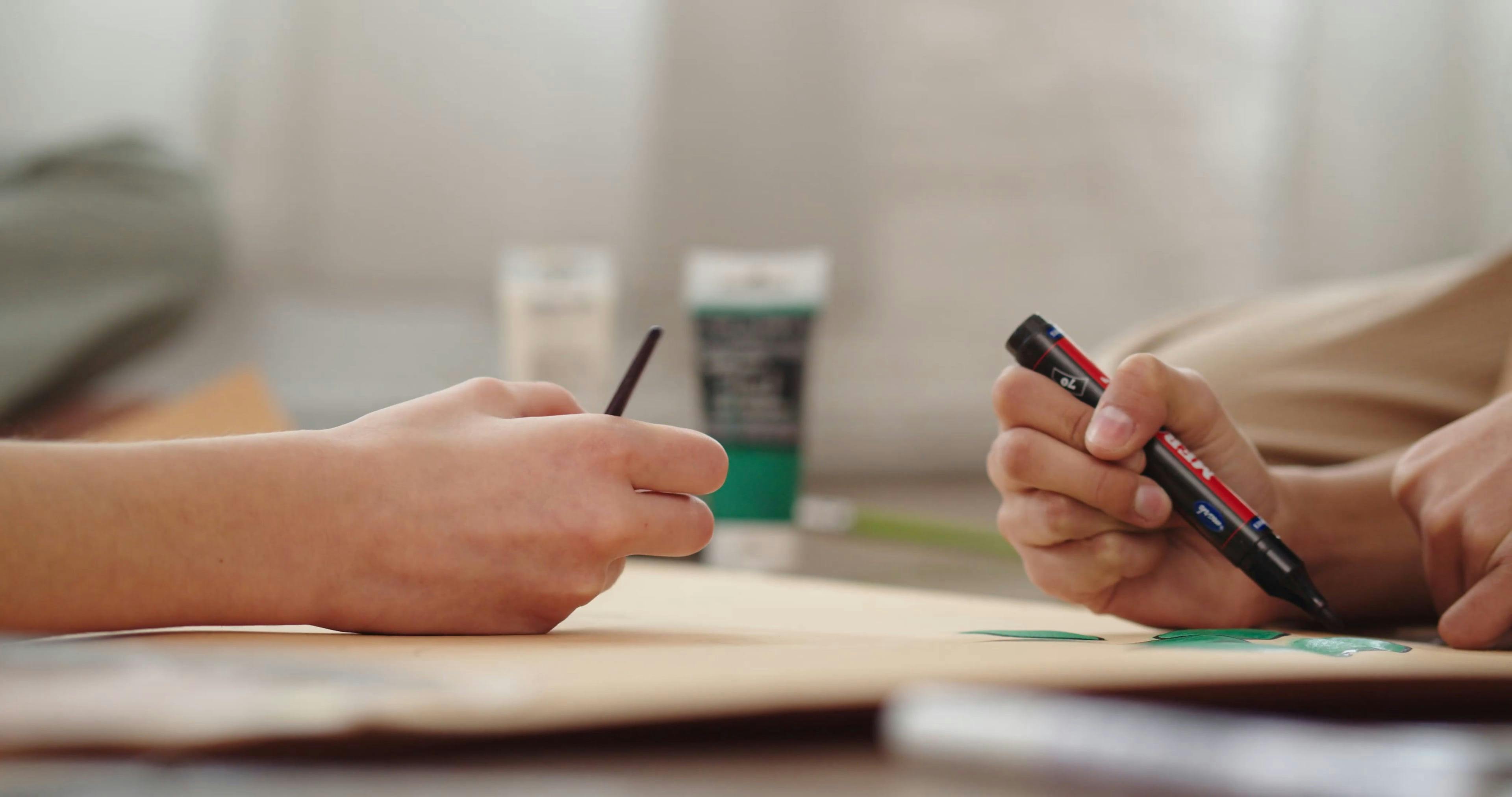 People Making an Artwork · Free Stock Video