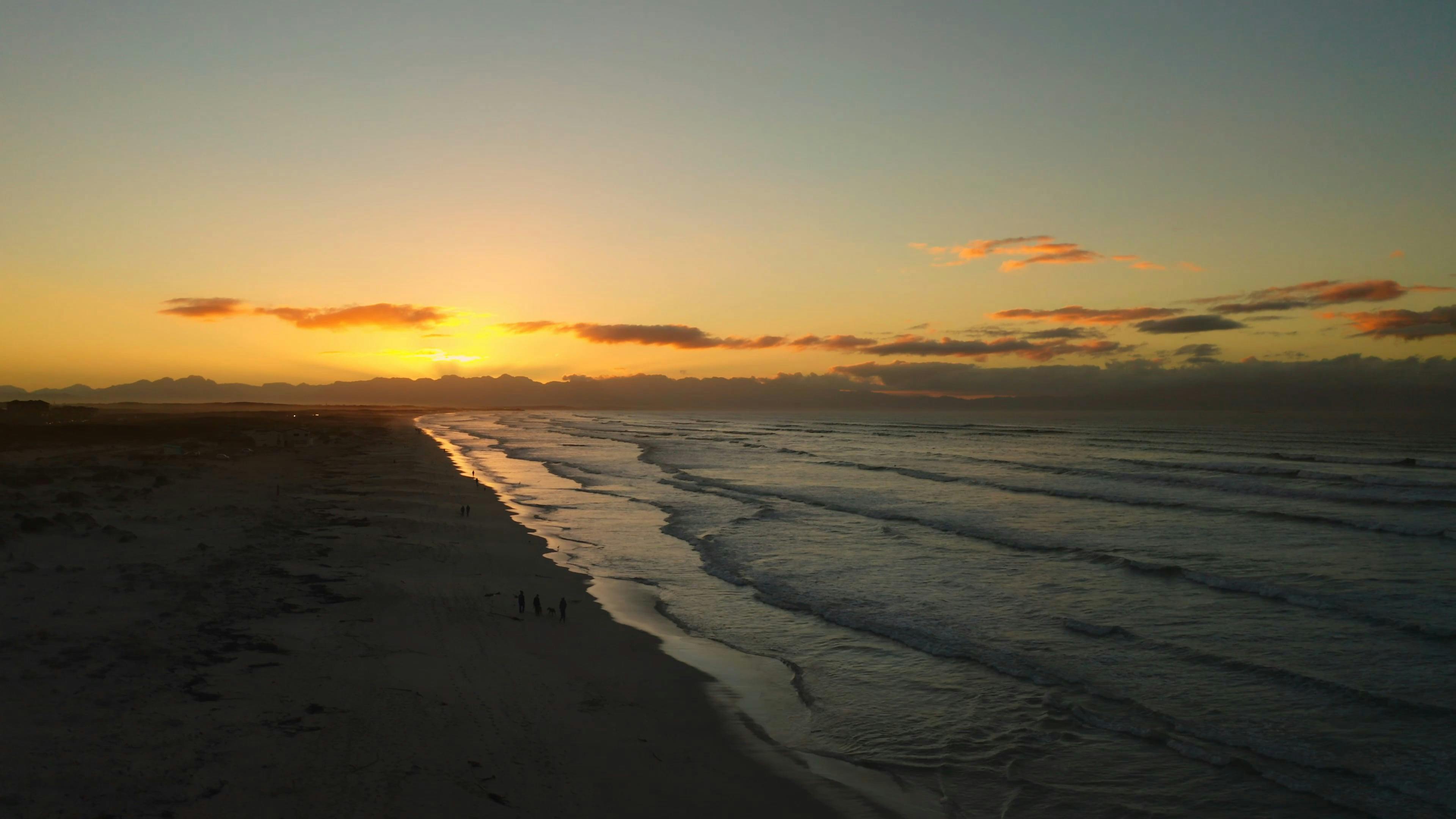 Aerial Footage of a Beach Free Stock Video Footage, Royalty-Free 4K ...