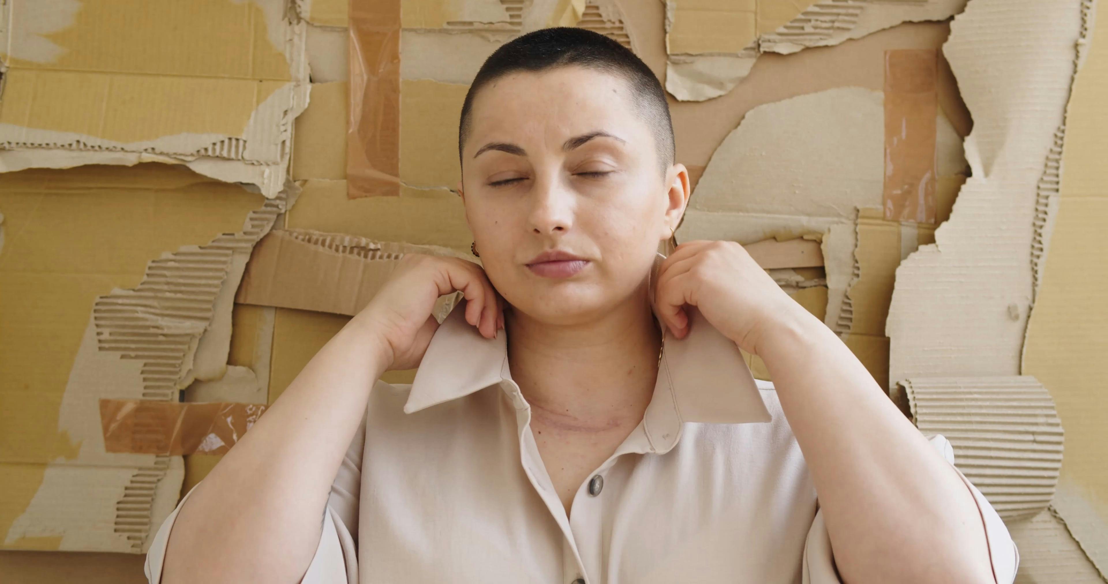 A Woman Showing Her Scars Free Stock Video Footage, Royalty-Free 4K ...