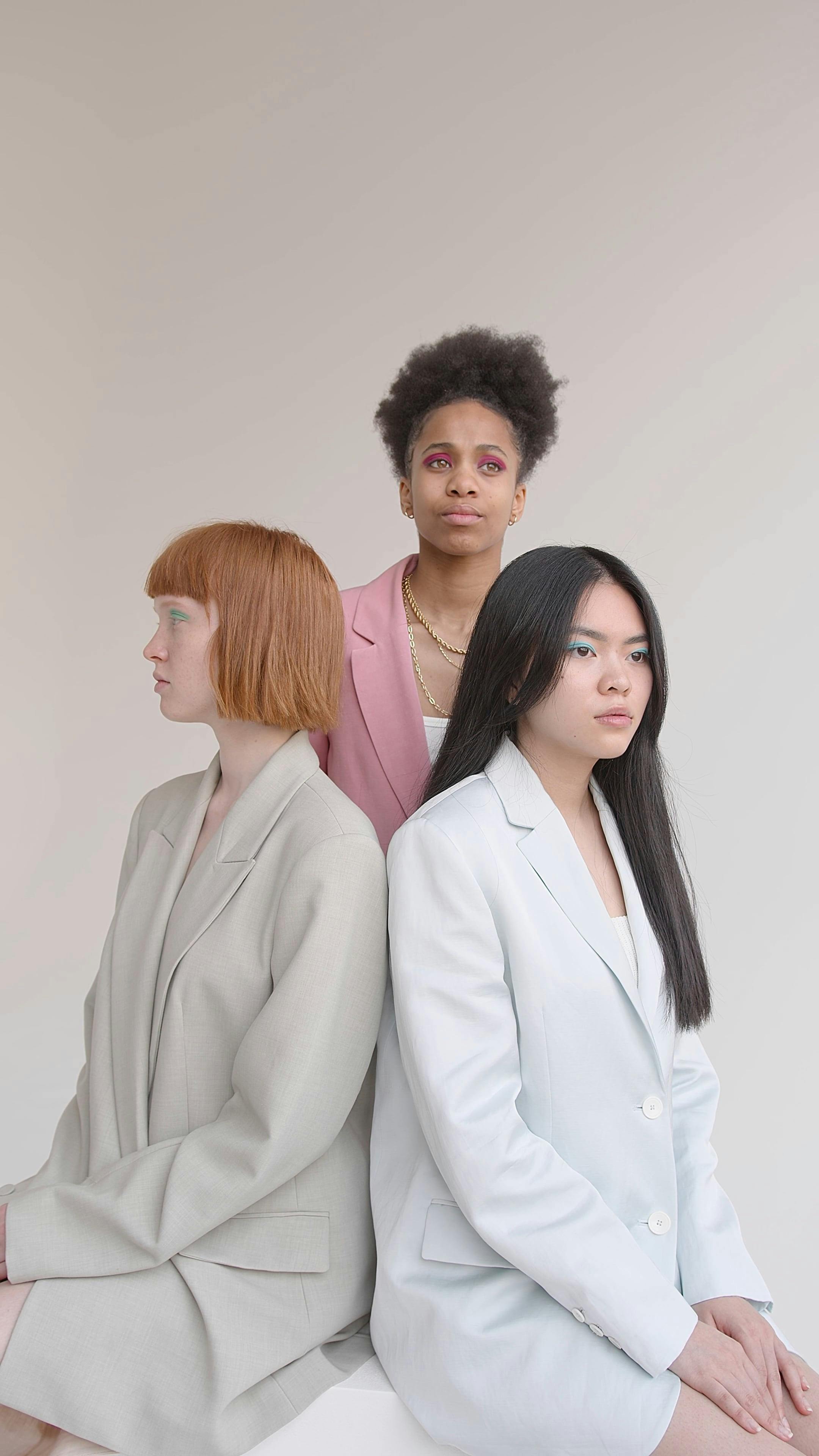 Three Women Wearing Coats · Free Stock Video