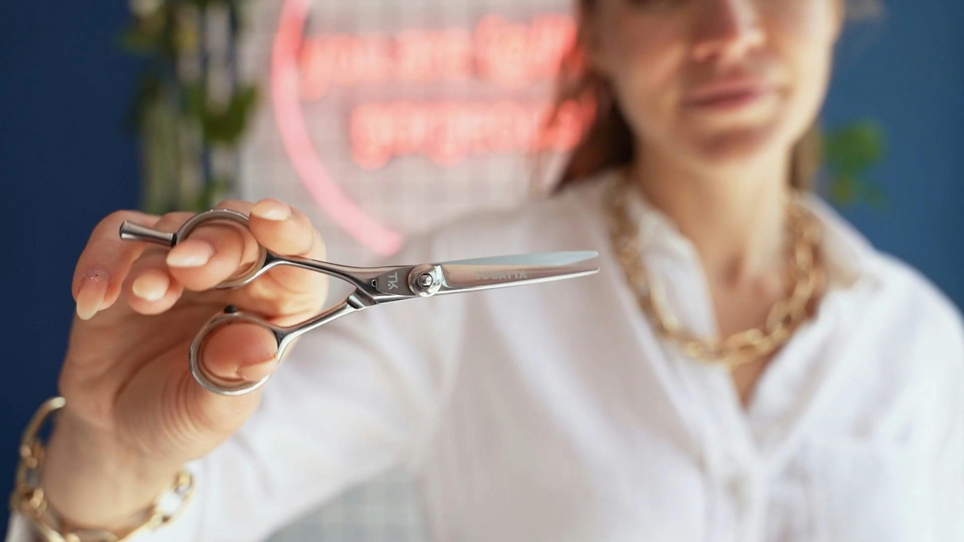 Woman Holding Scissors Free Stock Video Footage, Royalty-Free 4K & HD ...