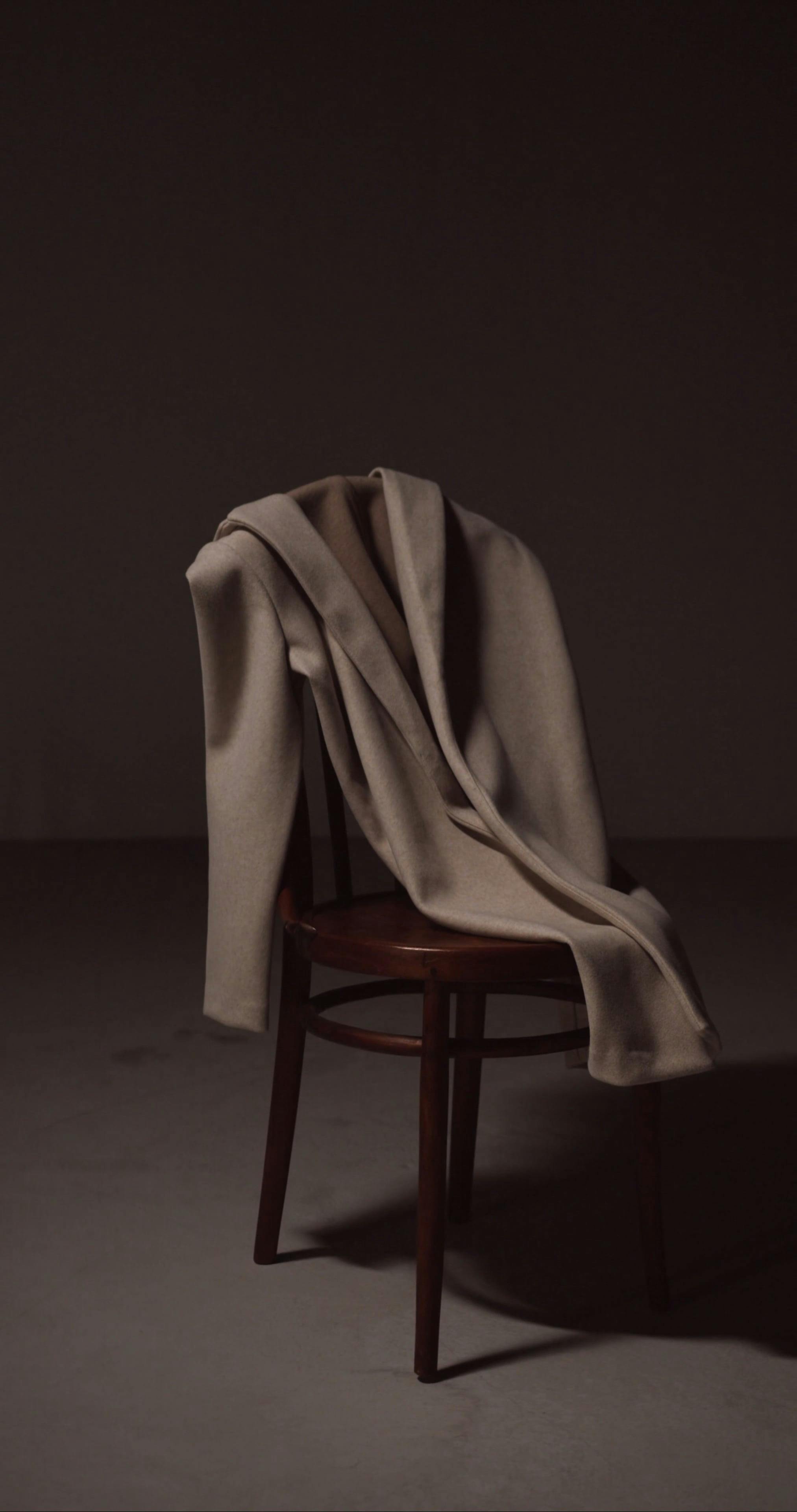 A Coat Hanging on Wooden Chair Free Stock Video Footage, Royalty-Free ...