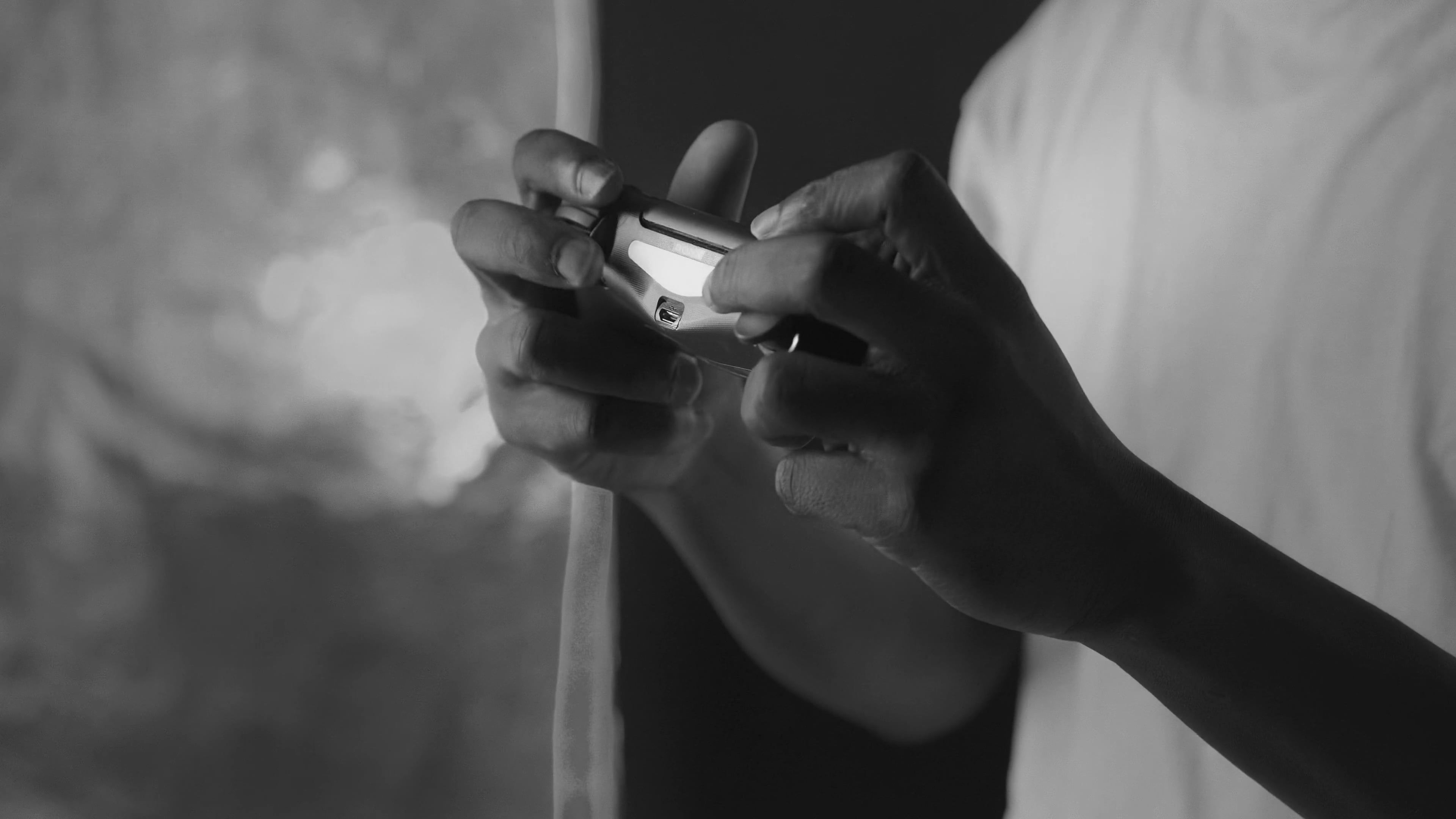 A Person Holding a Wireless Game Controller · Free Stock Video