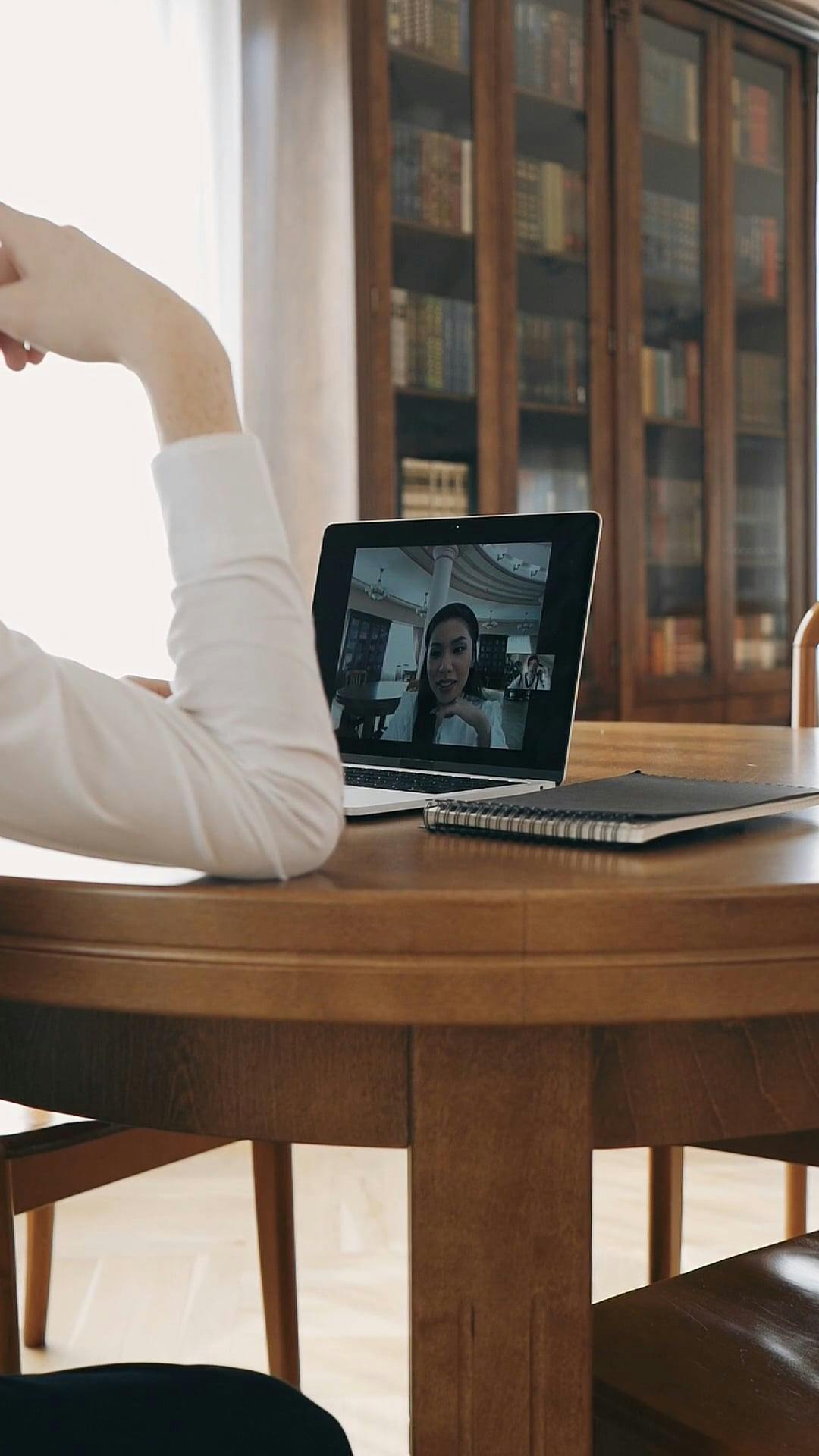 People Talking via Video Call Free Stock Video Footage, Royalty-Free 4K ...