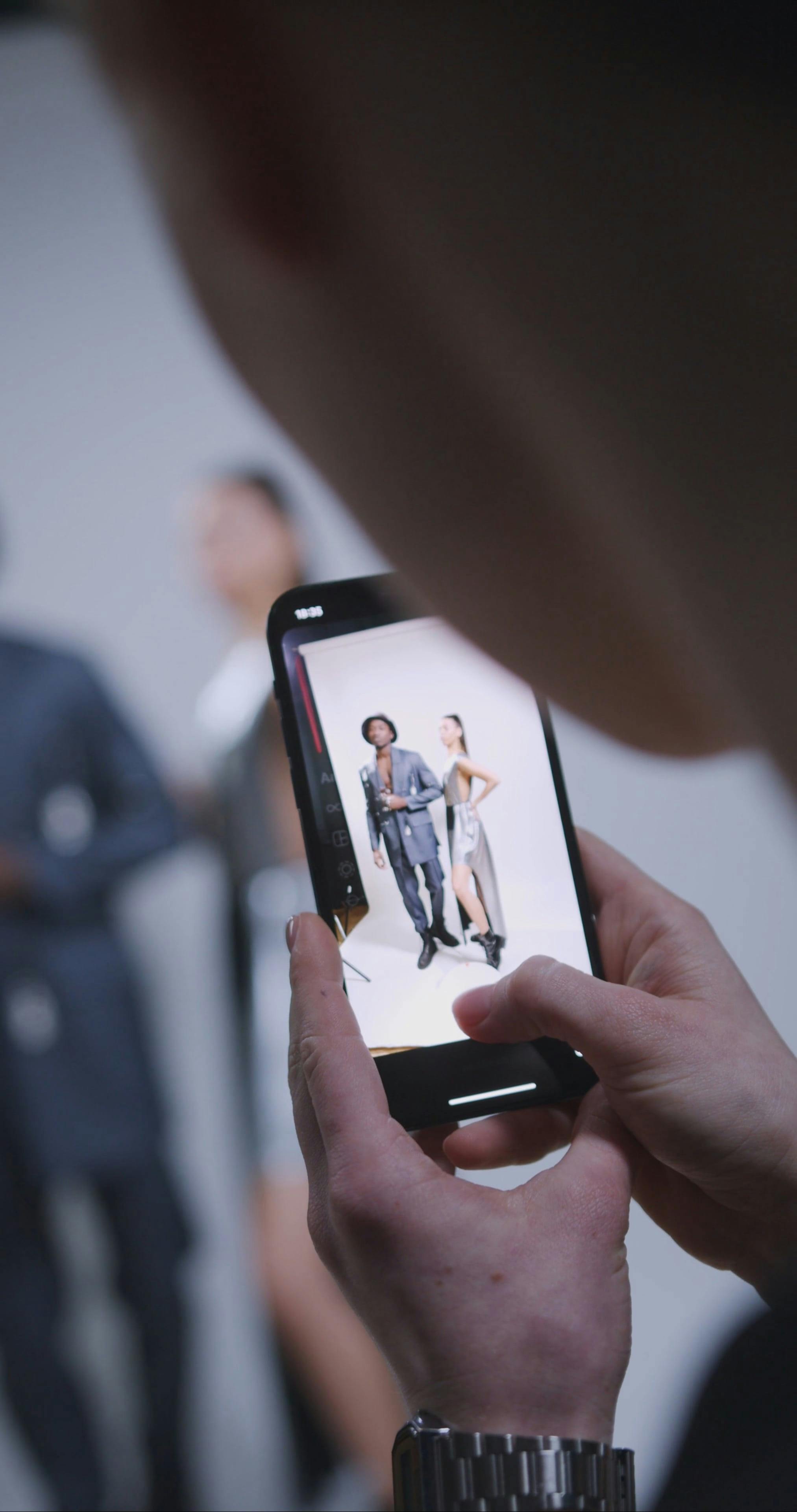 Woman Taking Photos while using Smartphone · Free Stock Video