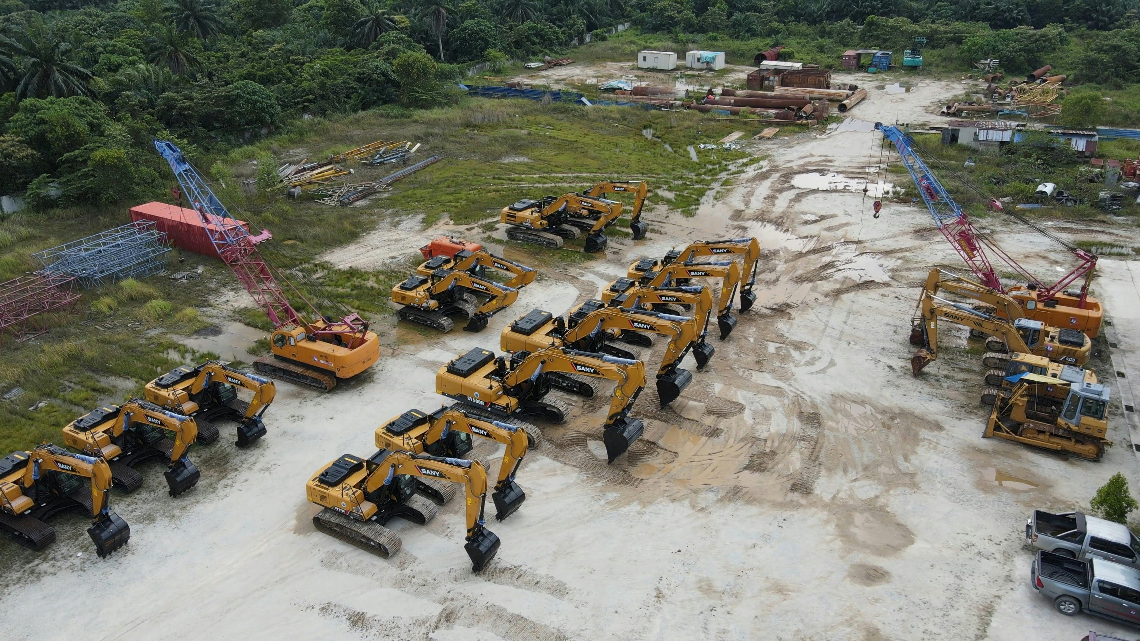 A Drone Footage of a Bucket Wheel Excavator While Operating Free Stock ...