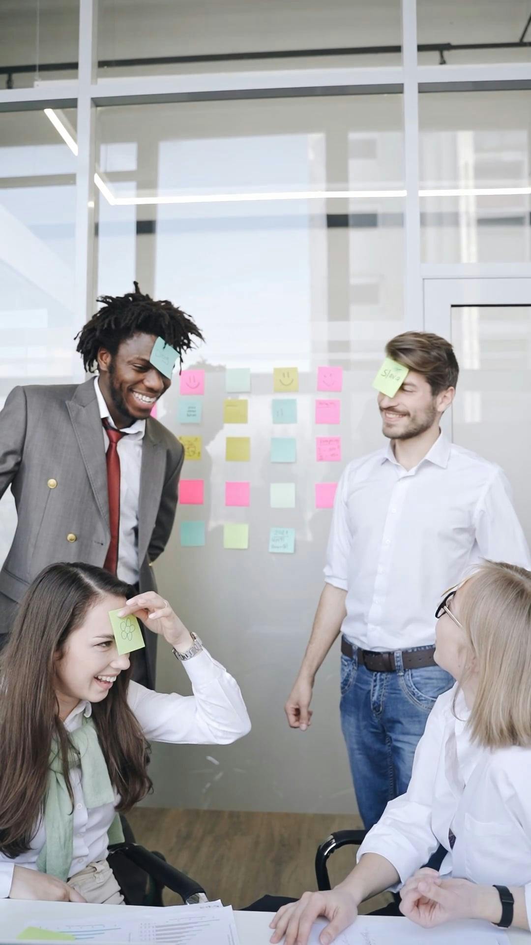 Colleagues having Fun while Working Free Stock Video Footage, Royalty ...