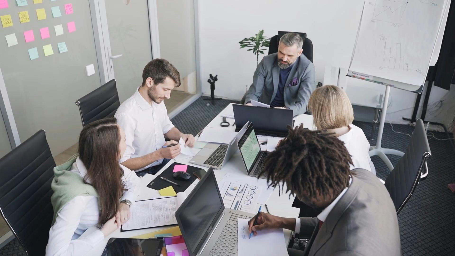 Business People In A Meeting Free Stock Video Footage, Royalty-Free 4K ...