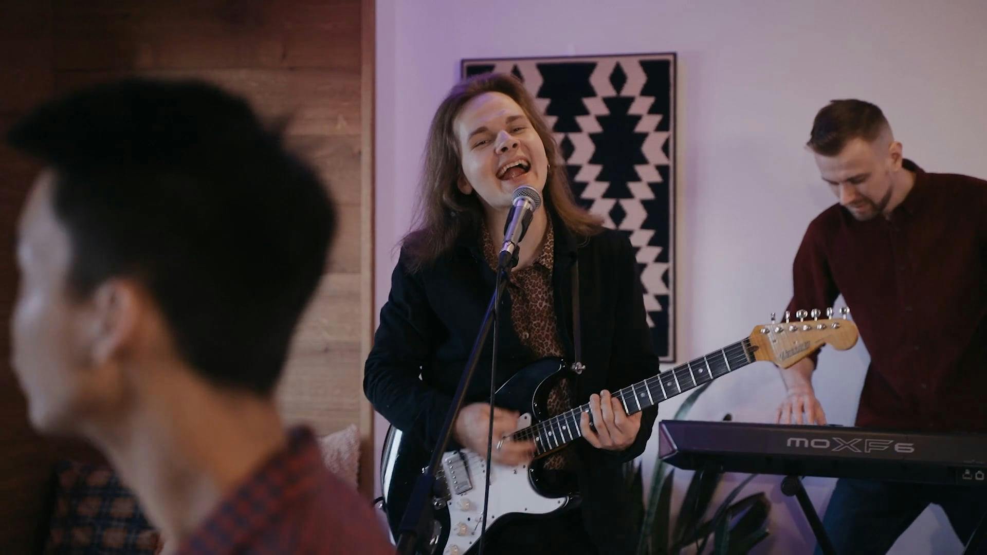 A Singing while Playing Guitar in the Party Free Stock Video Footage ...