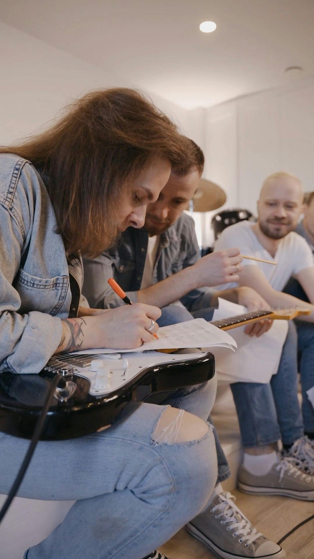 A Band Writing on a Sheet Music Free Stock Video Footage, Royalty-Free ...