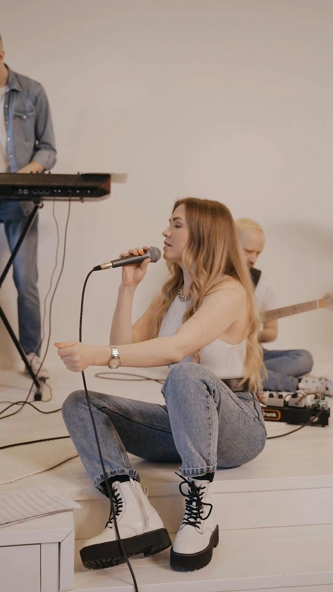 Sitting On Stage Videos, Download The BEST Free 4k Stock Video Footage ...