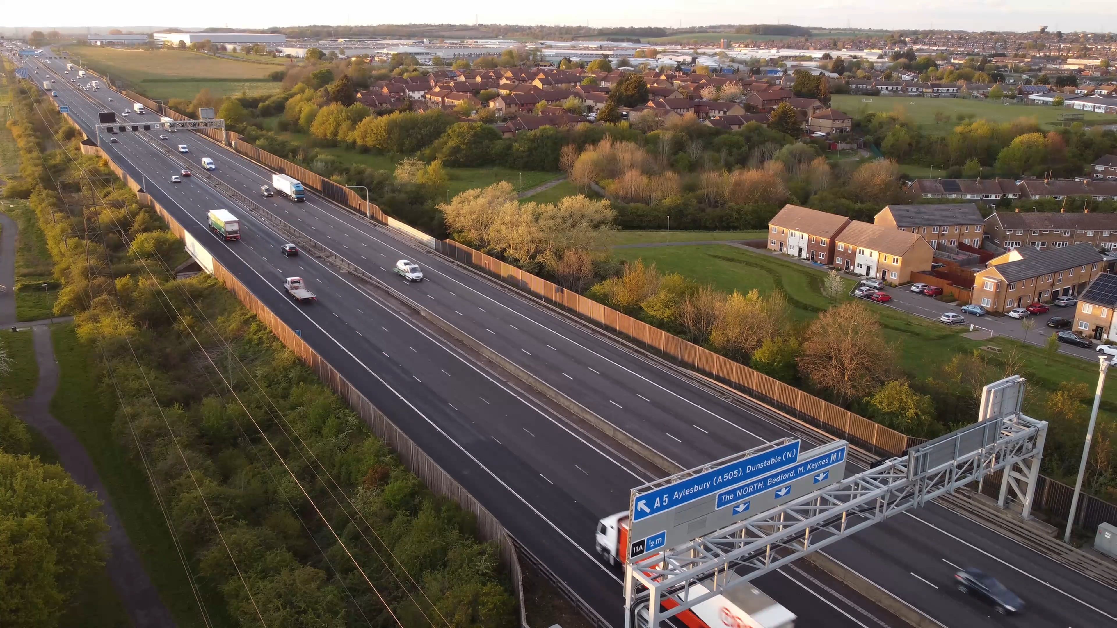 Drone Footage of Expressway During Daytime Free Stock Video Footage ...