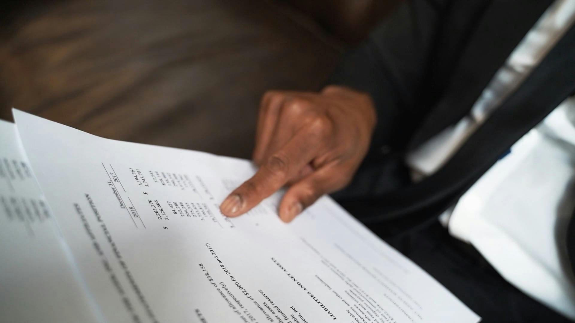 Pointing Finger on the Paper Free Stock Video Footage, Royalty-Free 4K ...