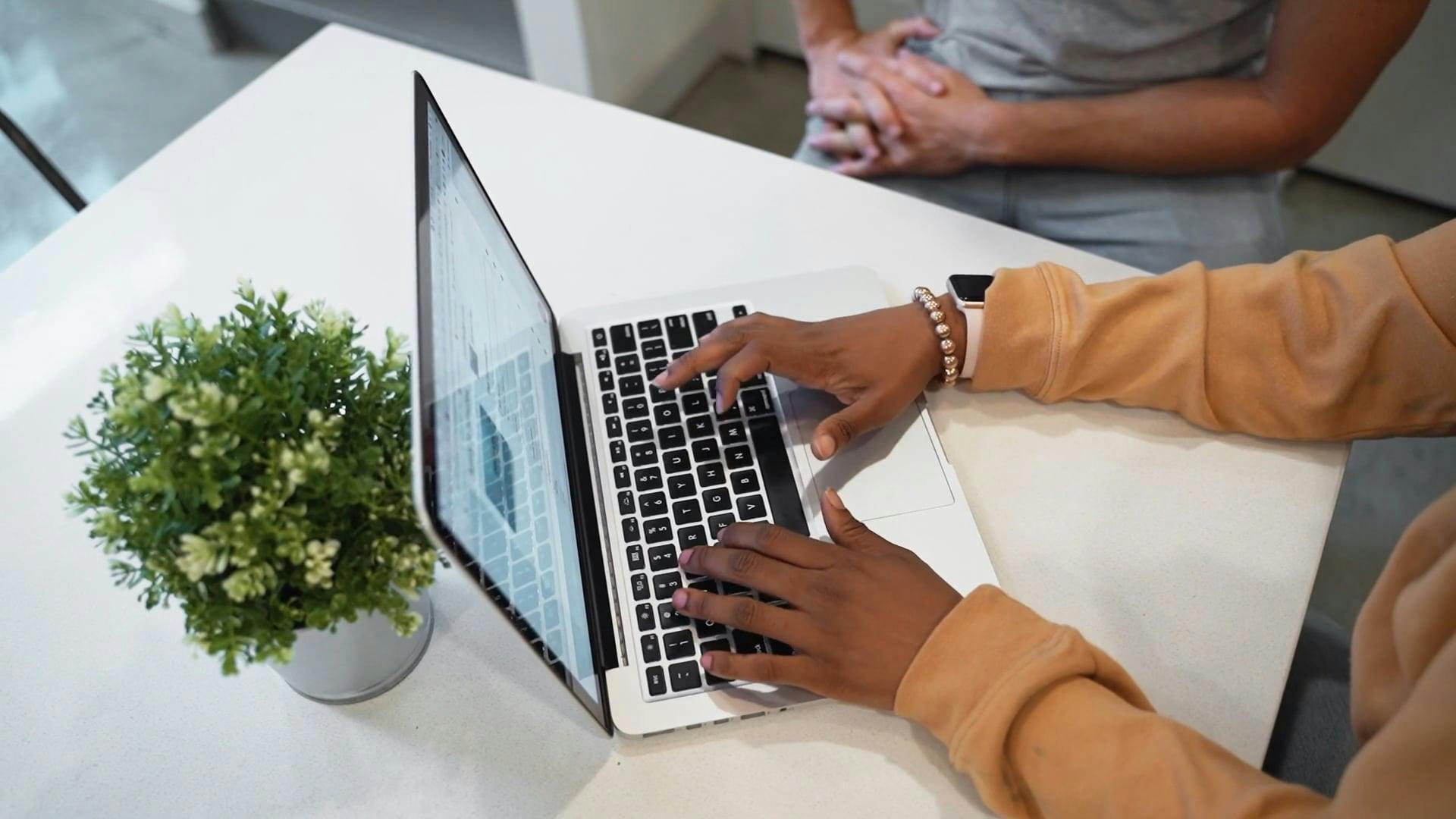 Close Up Video Of A Person Typing On Keyboard · Free Stock Video