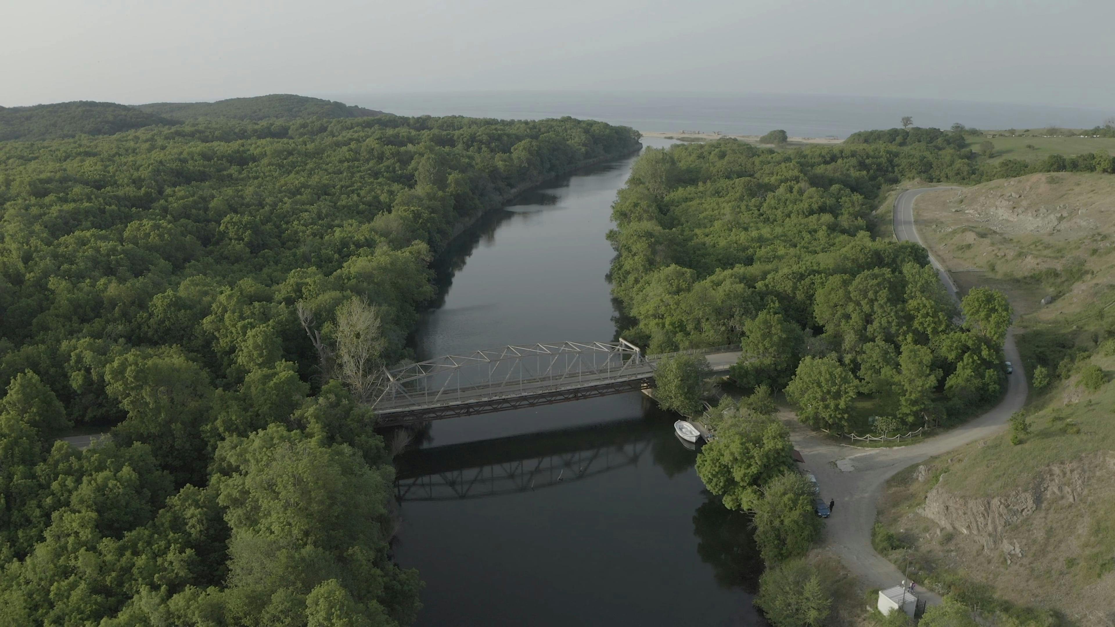 Aerial Footage of a River · Free Stock Video