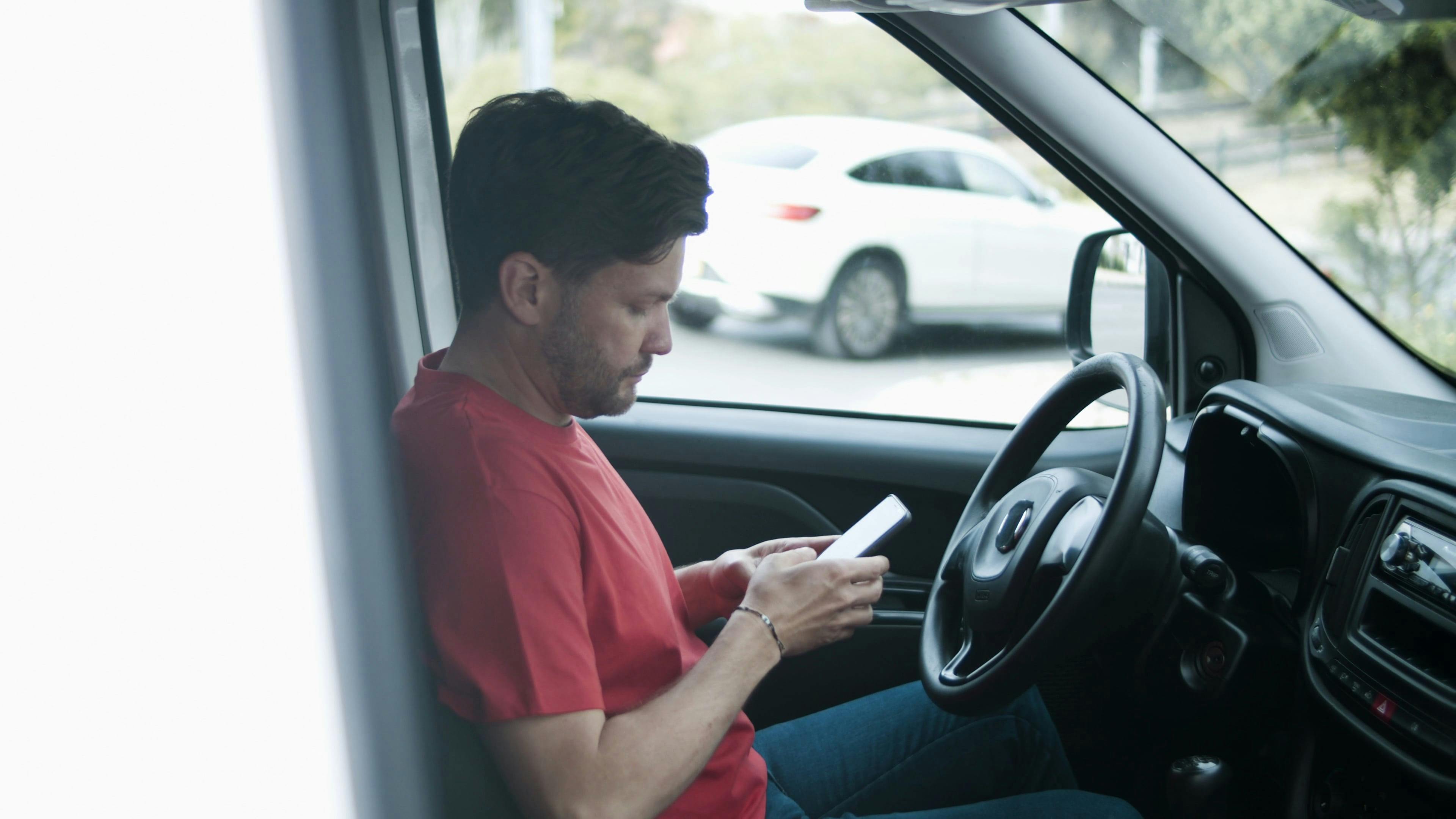 Man Inside a Car Free Stock Video Footage, Royalty-Free 4K & HD Video Clip