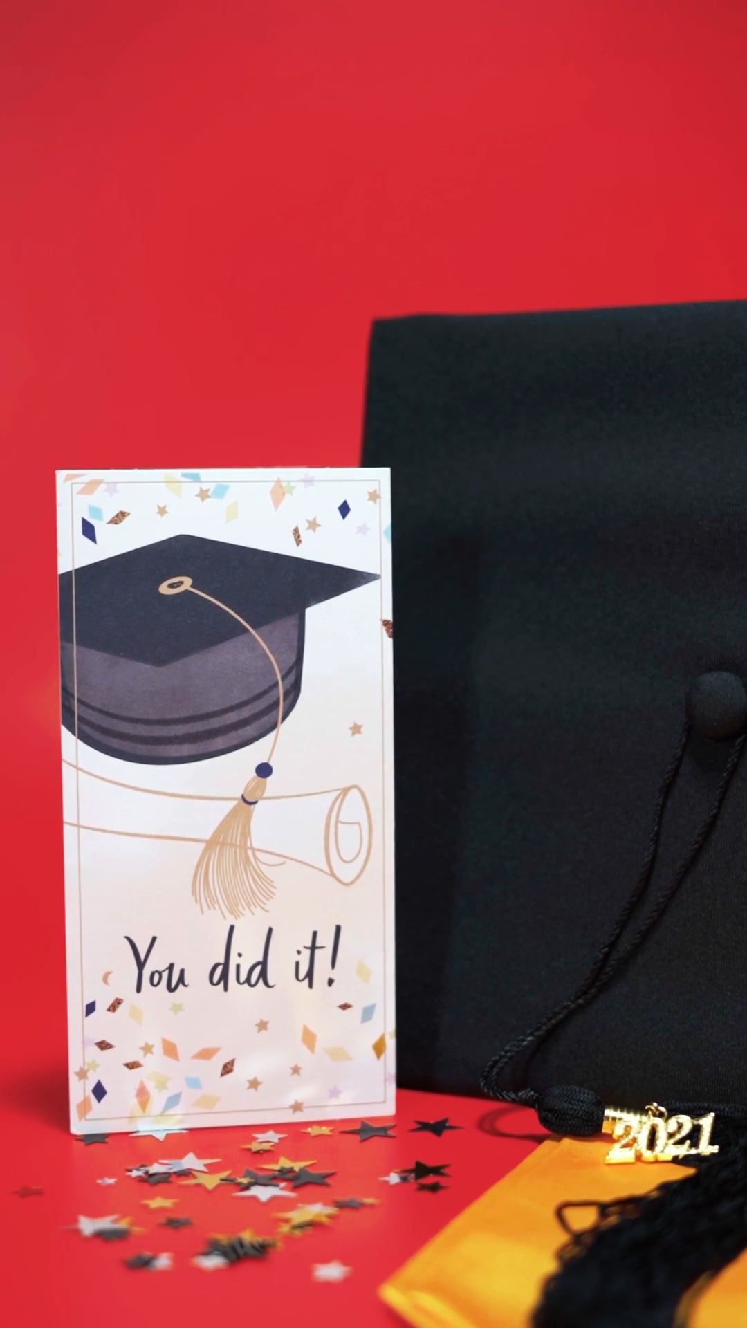 Greeting Card and a Graduation Cap Free Stock Video Footage, Royalty ...