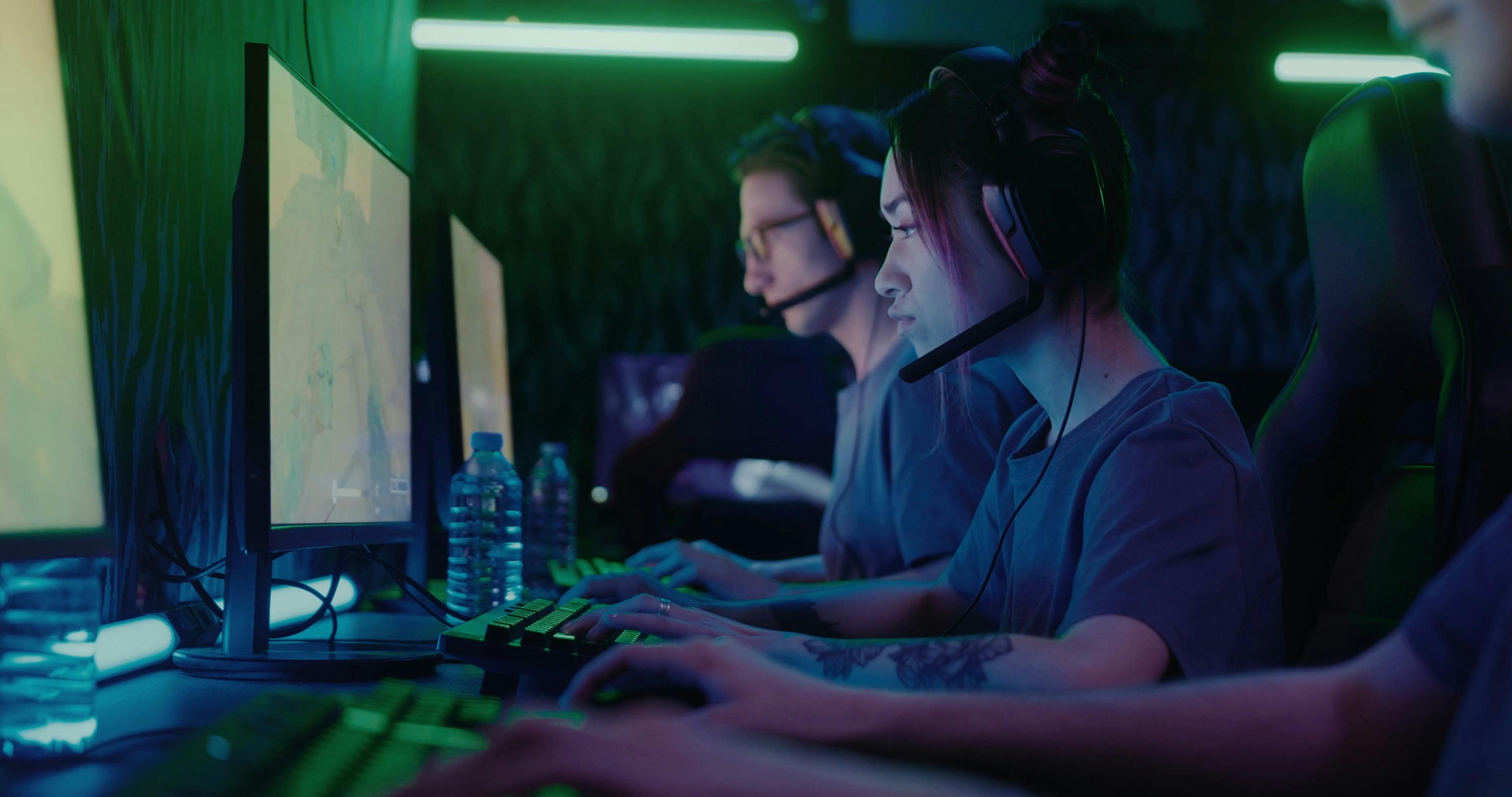 Team of Gamers Playing Free Stock Video Footage, Royalty-Free 4K & HD ...