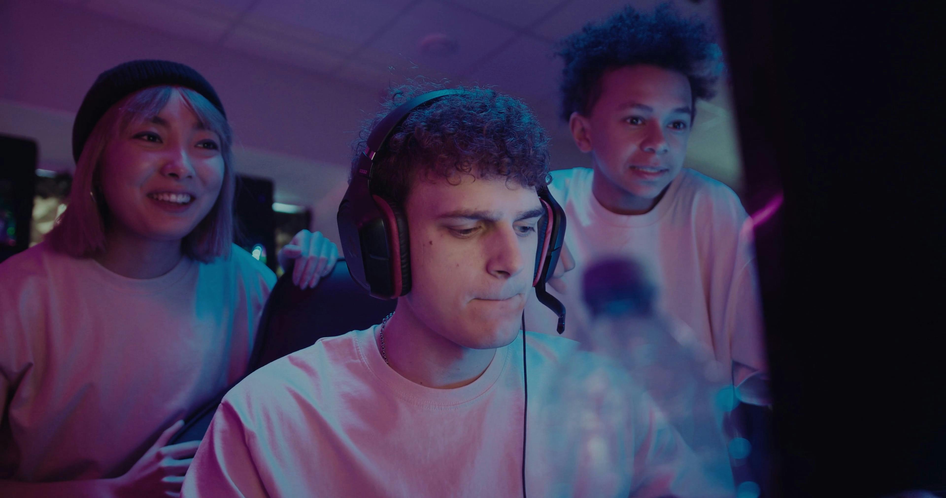 People Playing Computer Games Free Stock Video Footage, Royalty-Free 4K ...