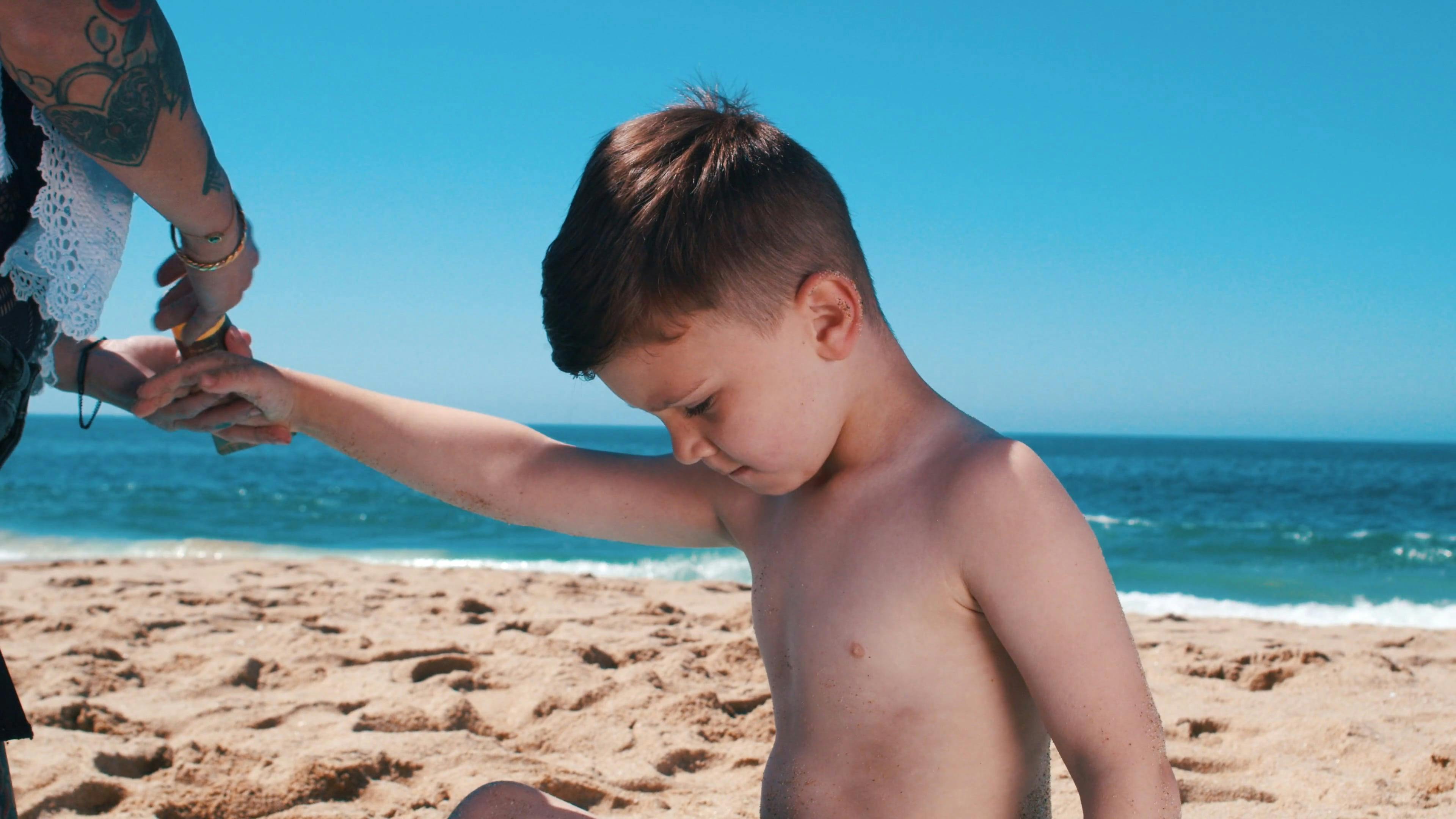 Playing Kickball At The Beach During Sunset Free Stock Video Footage ...