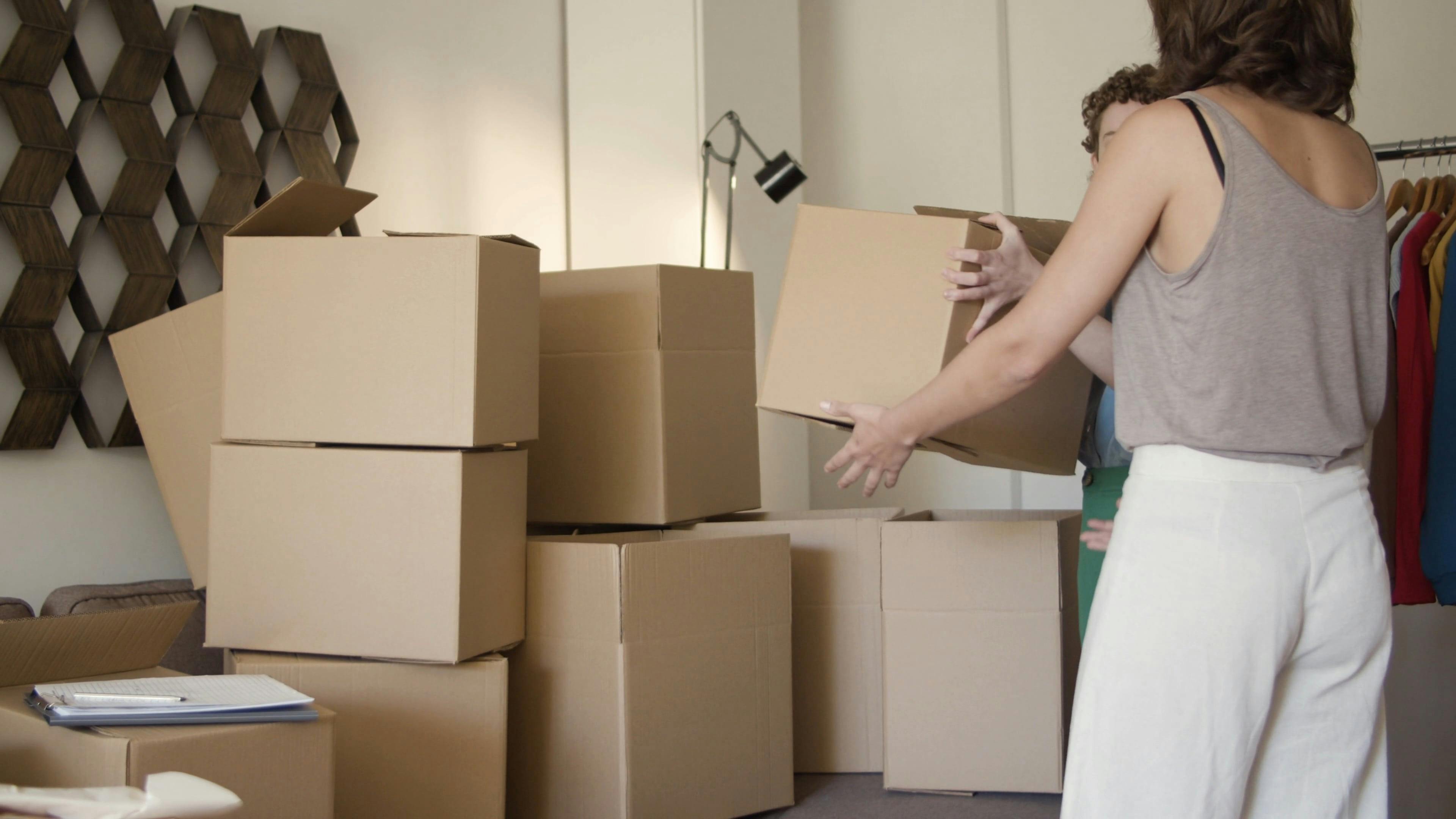 Women Organizing Boxes · Free Stock Video