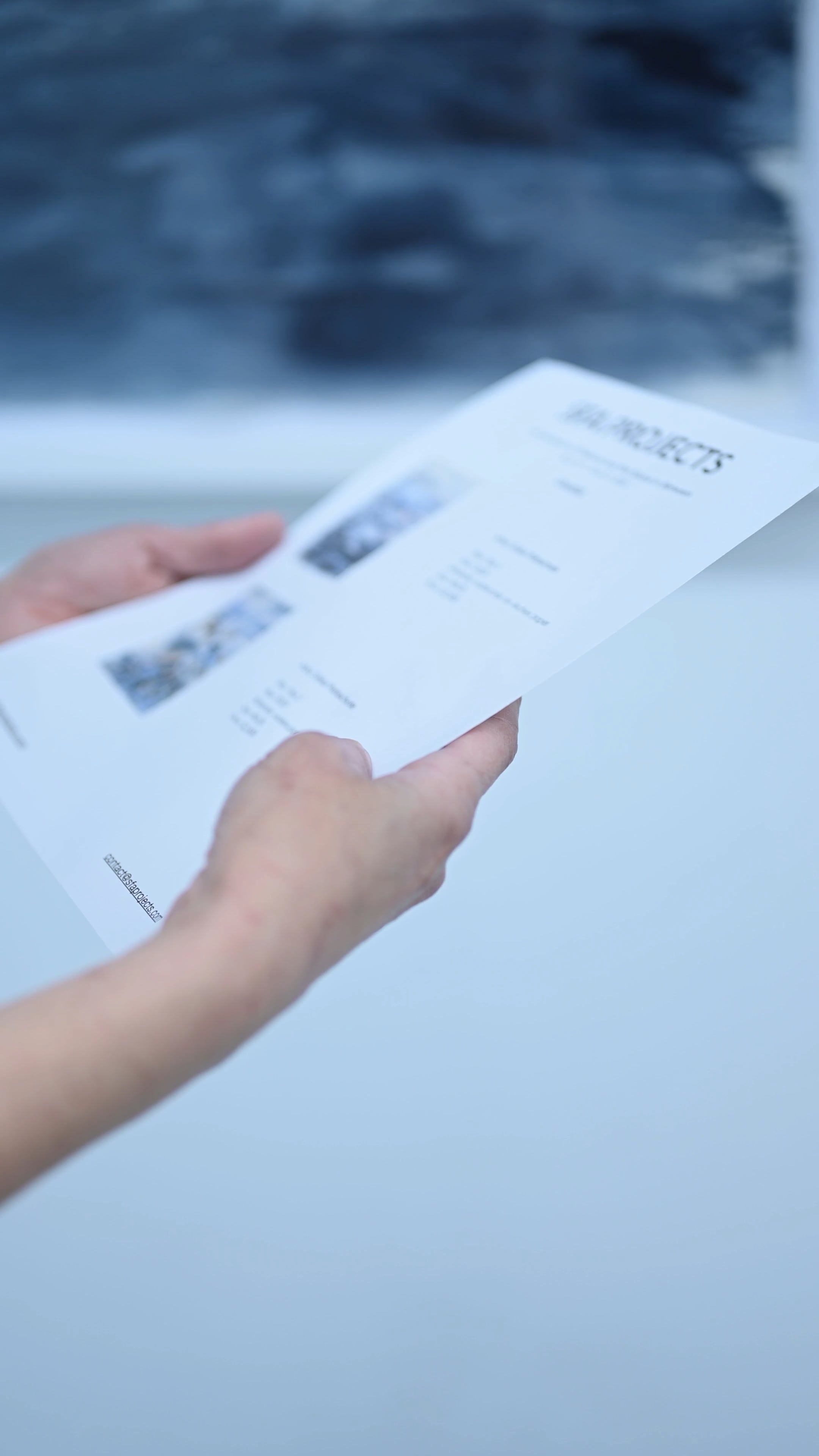 A Person Holding a Document Free Stock Video Footage, Royalty-Free 4K ...