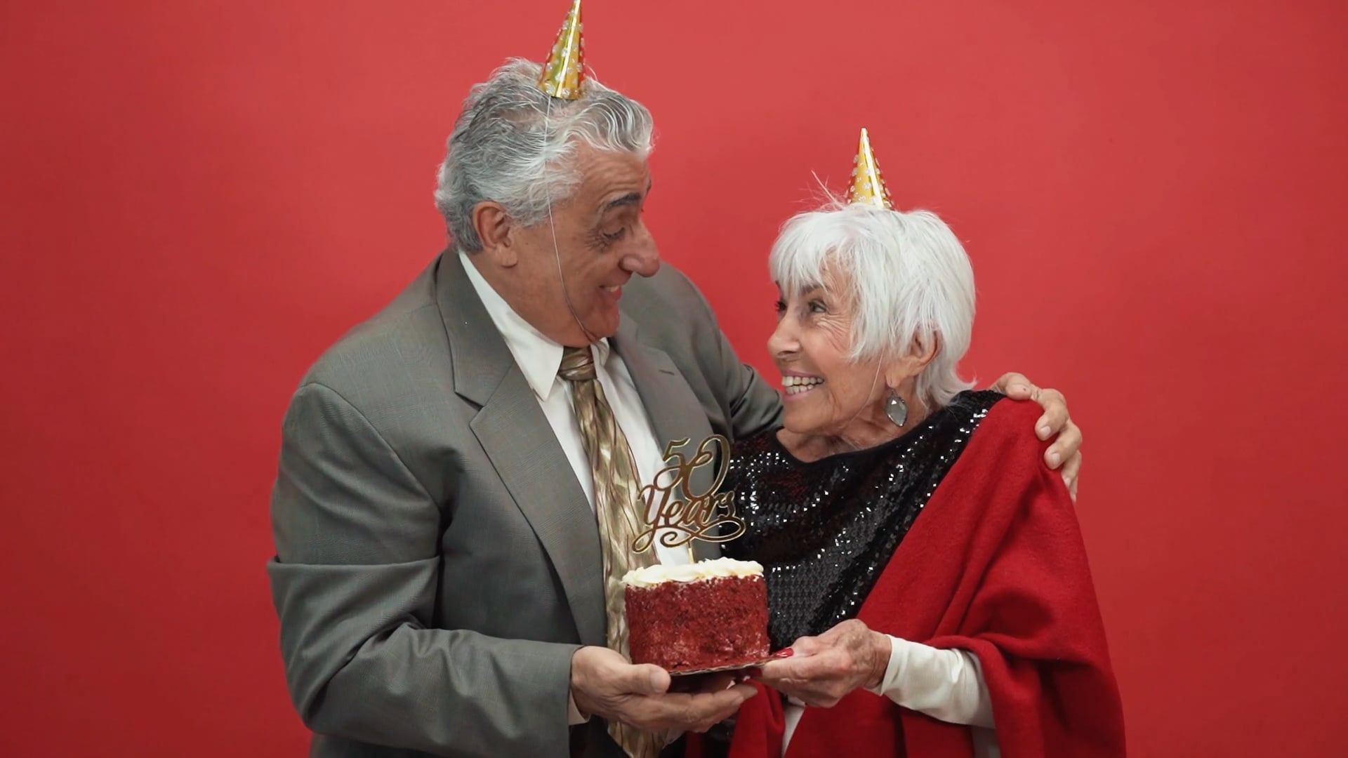 A Couple Celebrating Their Anniversary Free Stock Video