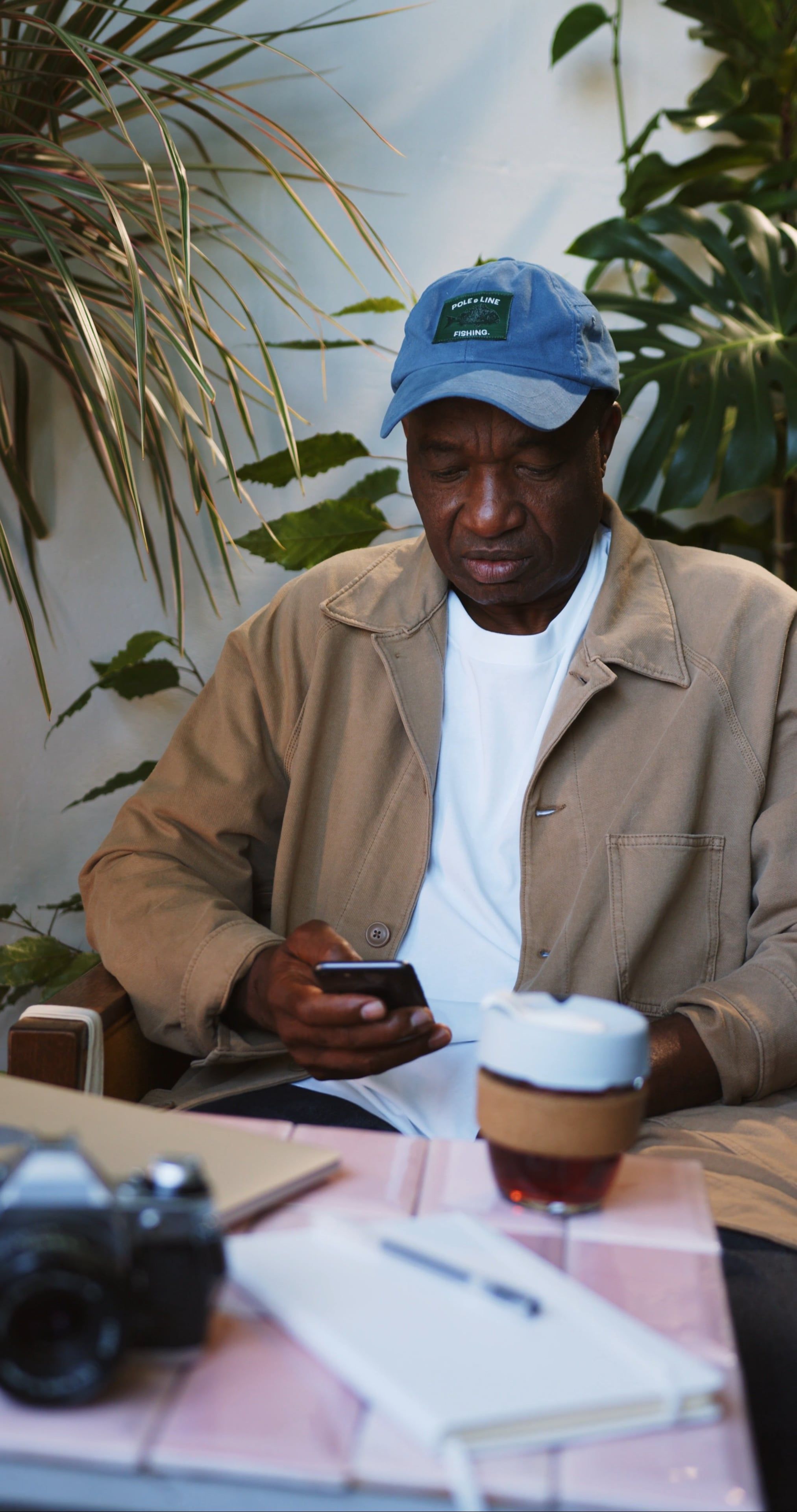 Close-Up Video of an Old Man Happily Talking to the Phone · Free Stock ...