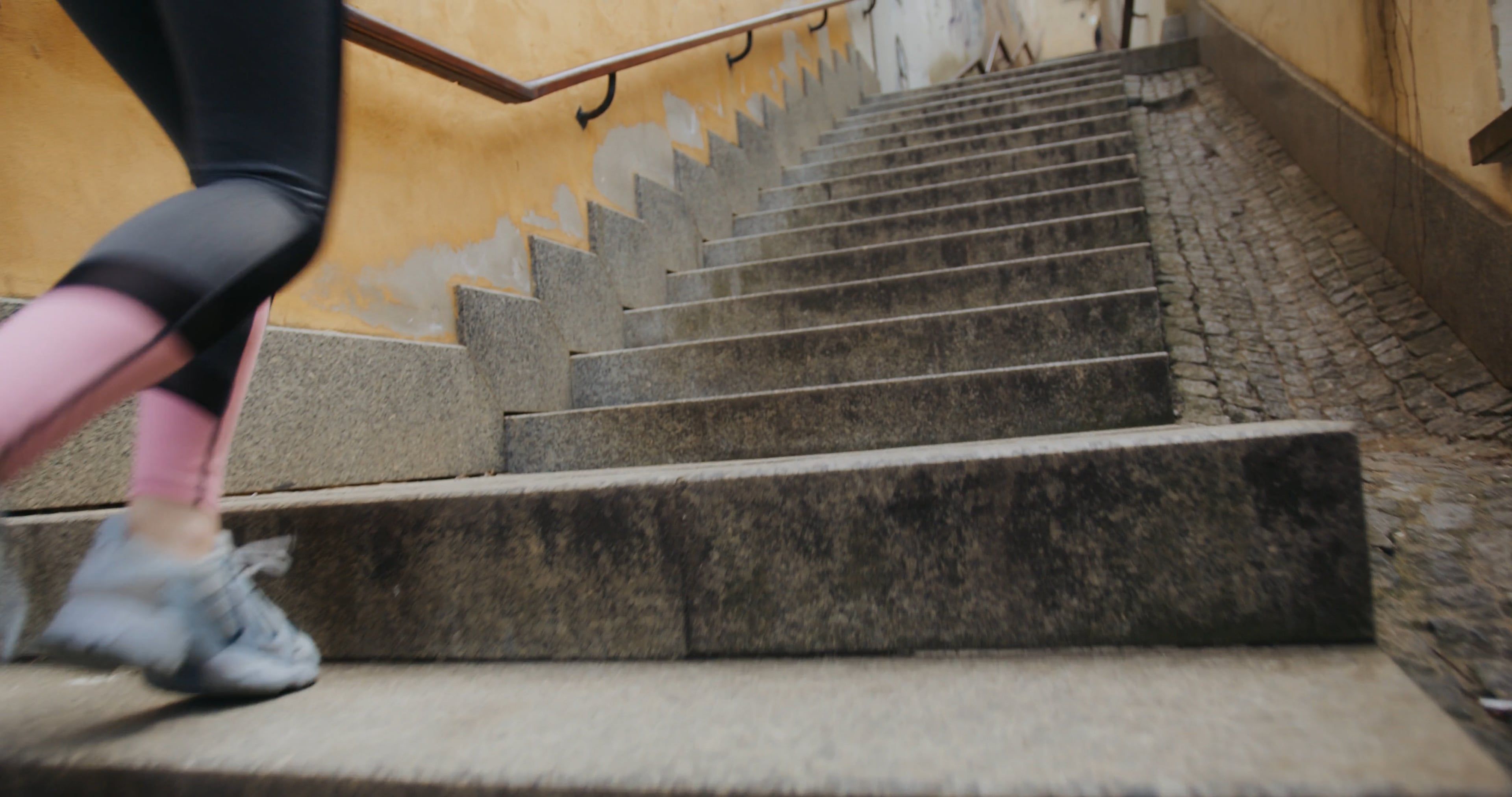 Person Walking Up the Stairs Free Stock Video Footage, Royalty-Free 4K ...
