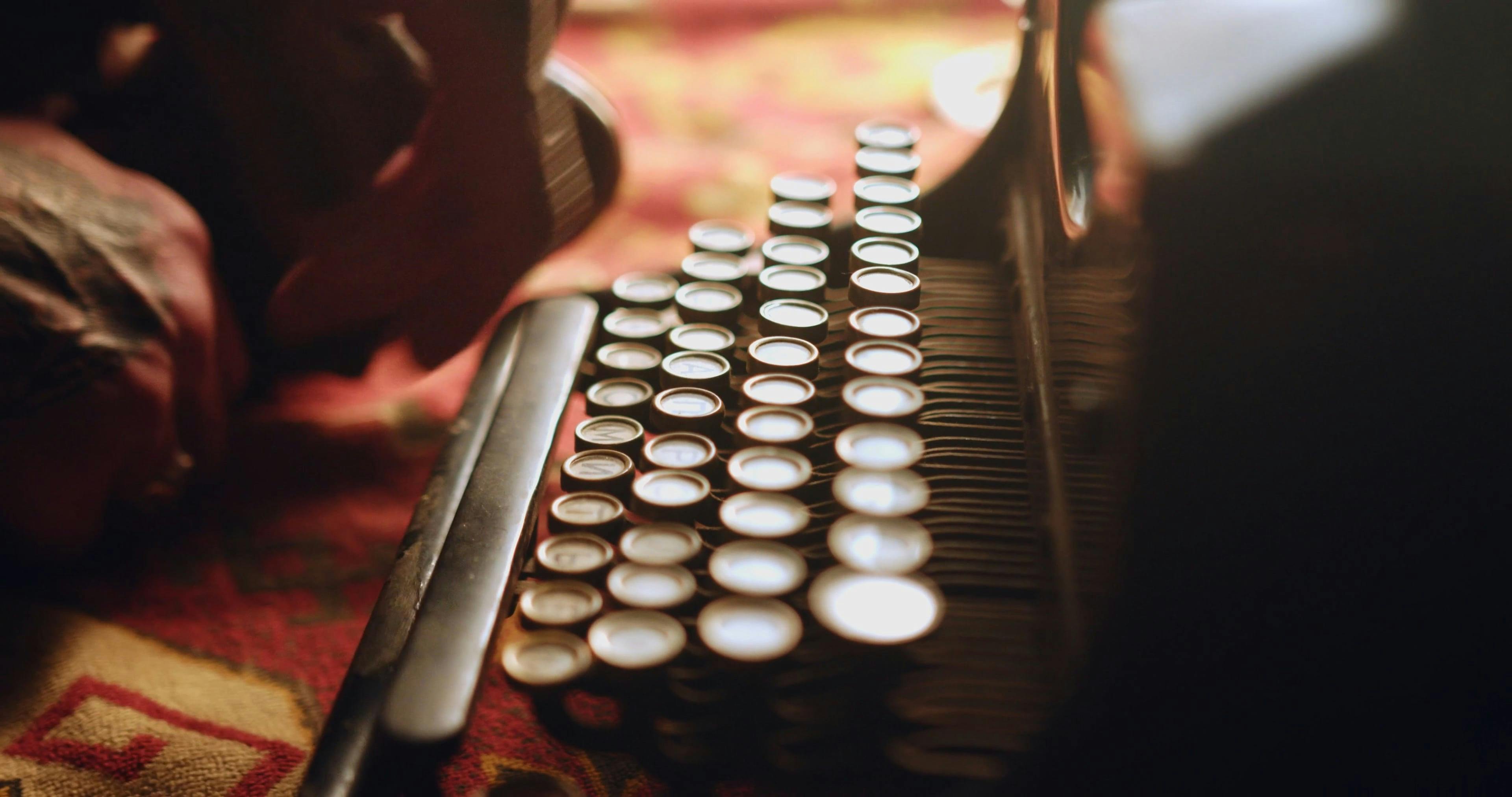 Person using Typewriter Free Stock Video Footage, Royalty-Free 4K & HD ...