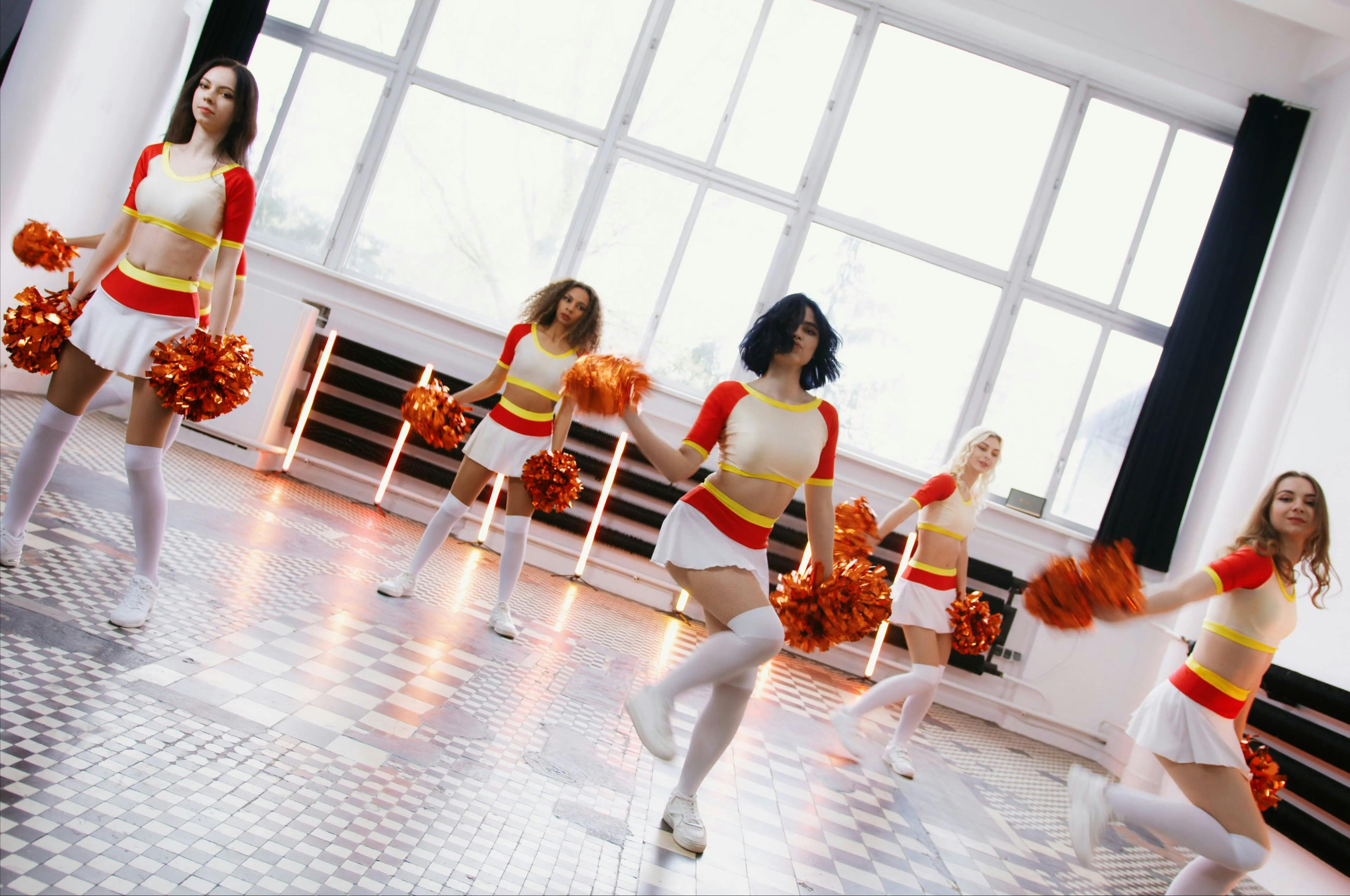 Cheerleader having Performance Free Stock Video Footage, Royalty-Free ...