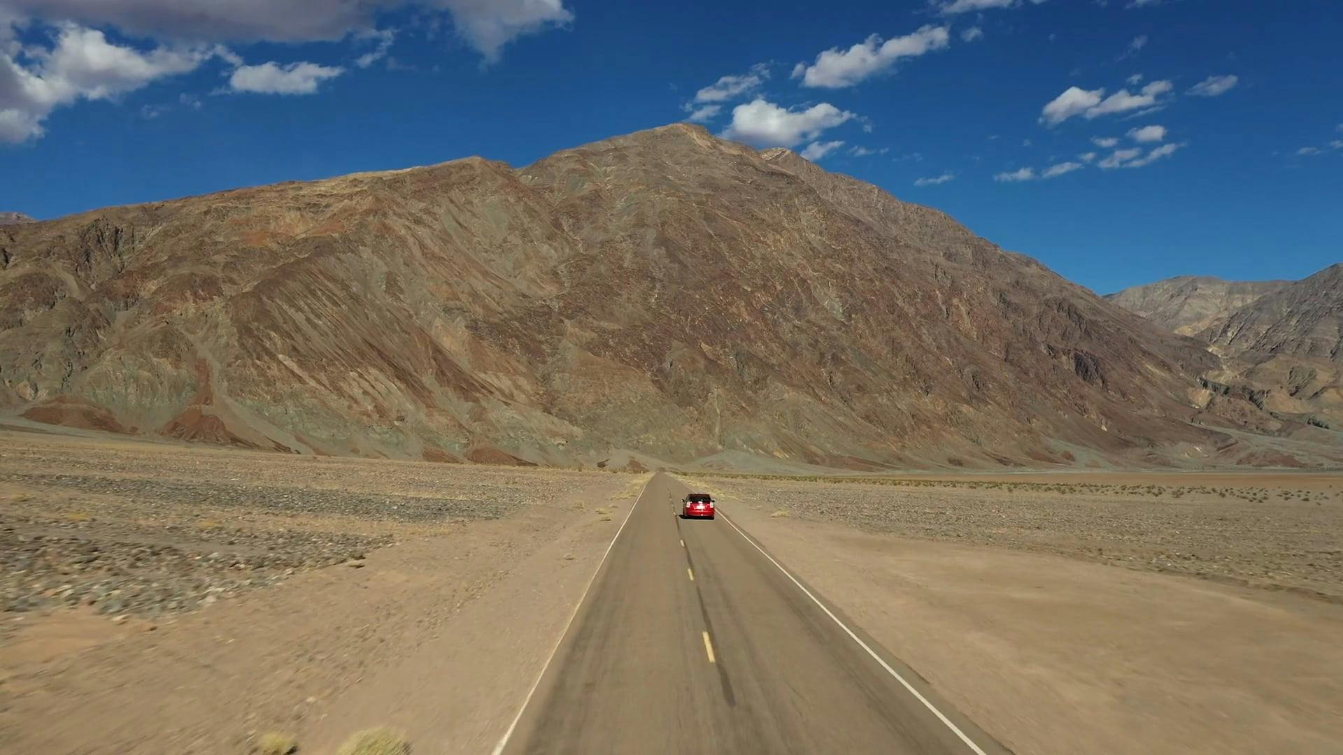 A Car Travelling on a Long Road Free Stock Video Footage, Royalty-Free ...